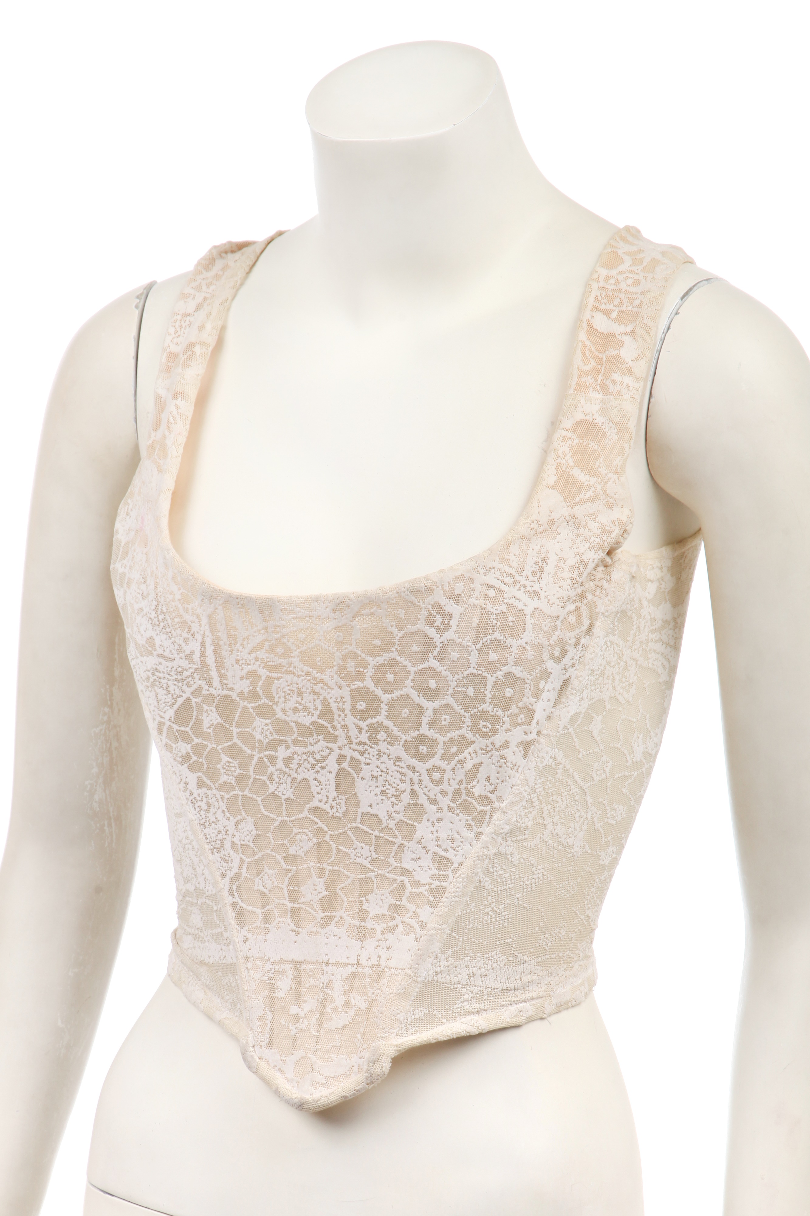 Lot 140 - A Vivienne Westwood ivory lace corset,