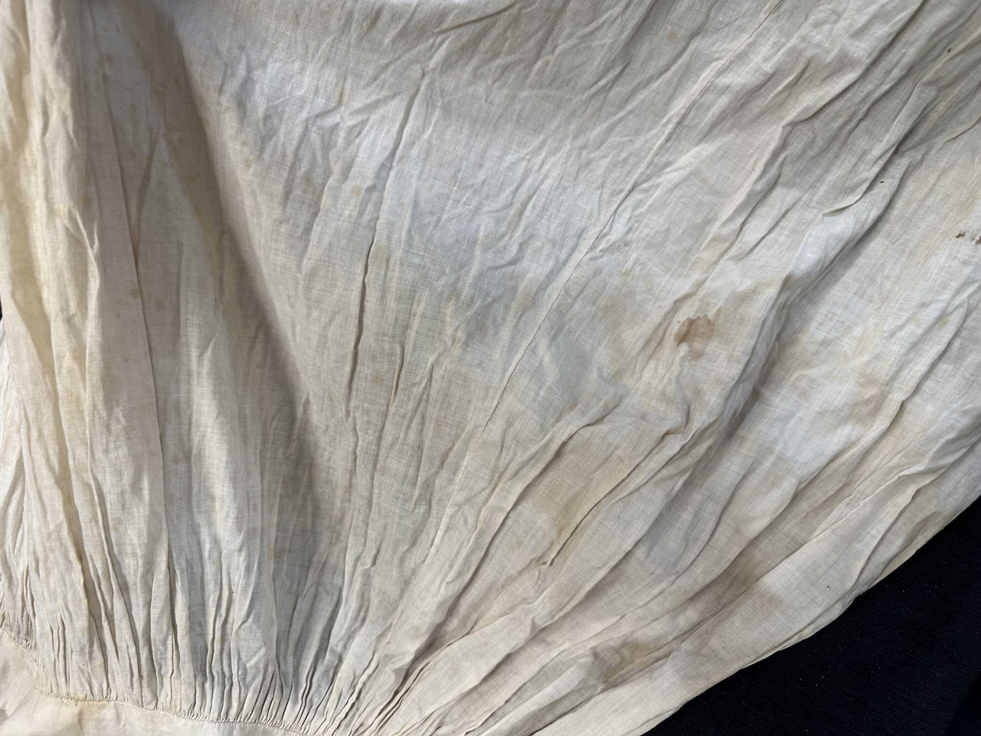 Lot 520 - A sprigged muslin dress, 1805-10,