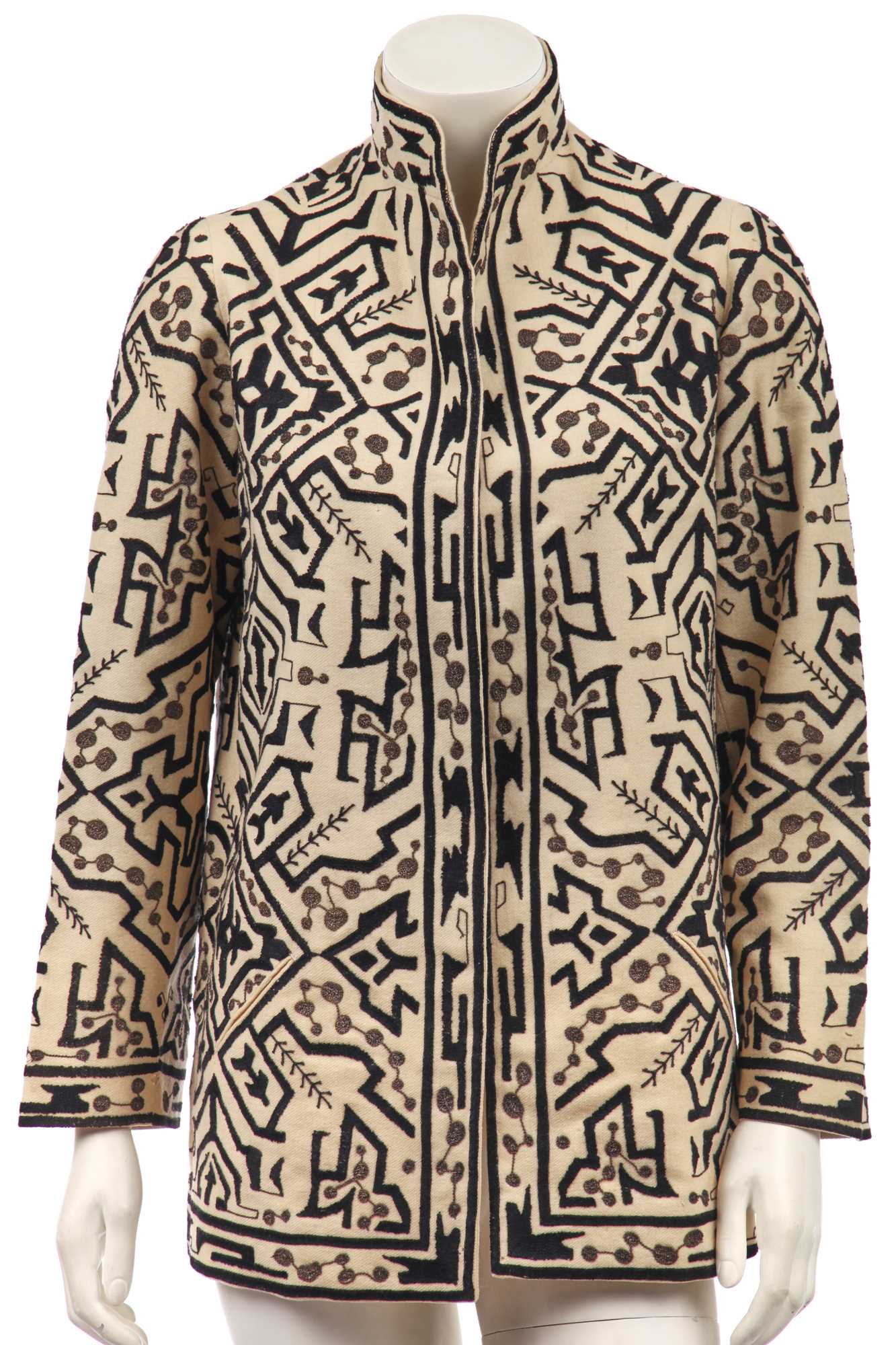 Lot 476 - A Redfern embroidered jacket, mid 1920s,