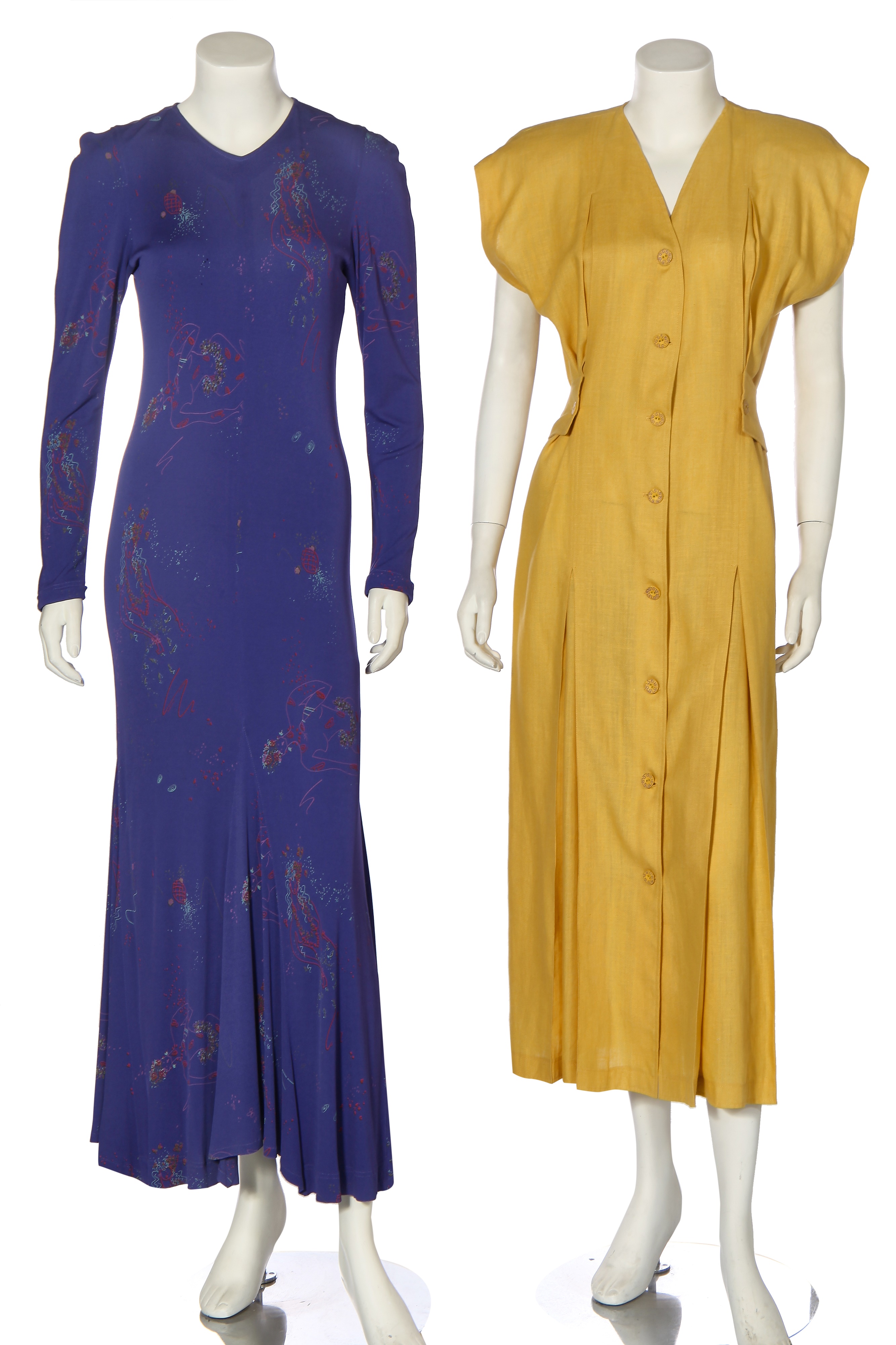 Lot 326 - Three Jean Muir dresses, late 1970s-early