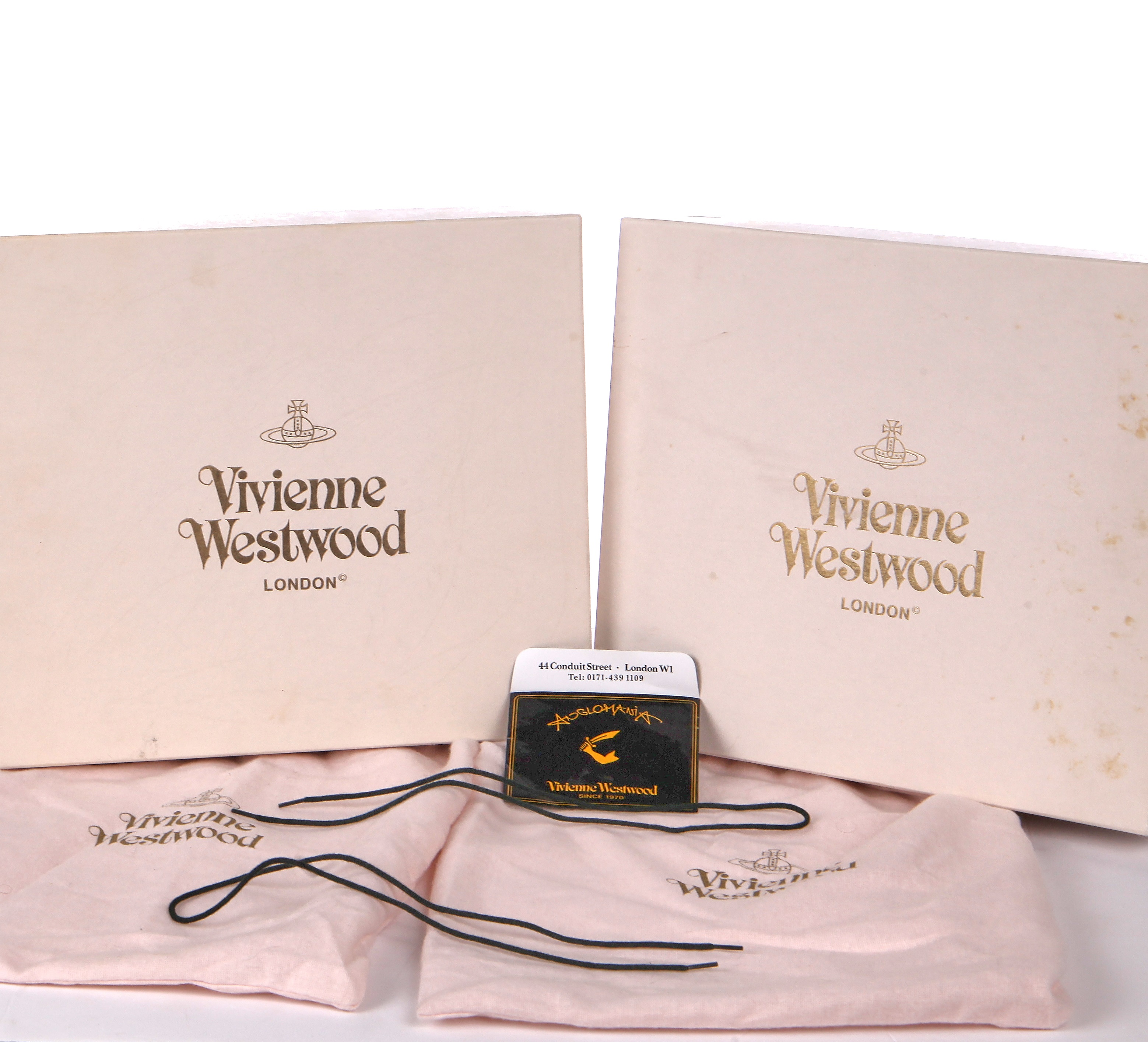 Lot 494 - A rare pair of autographed Vivienne Westwood