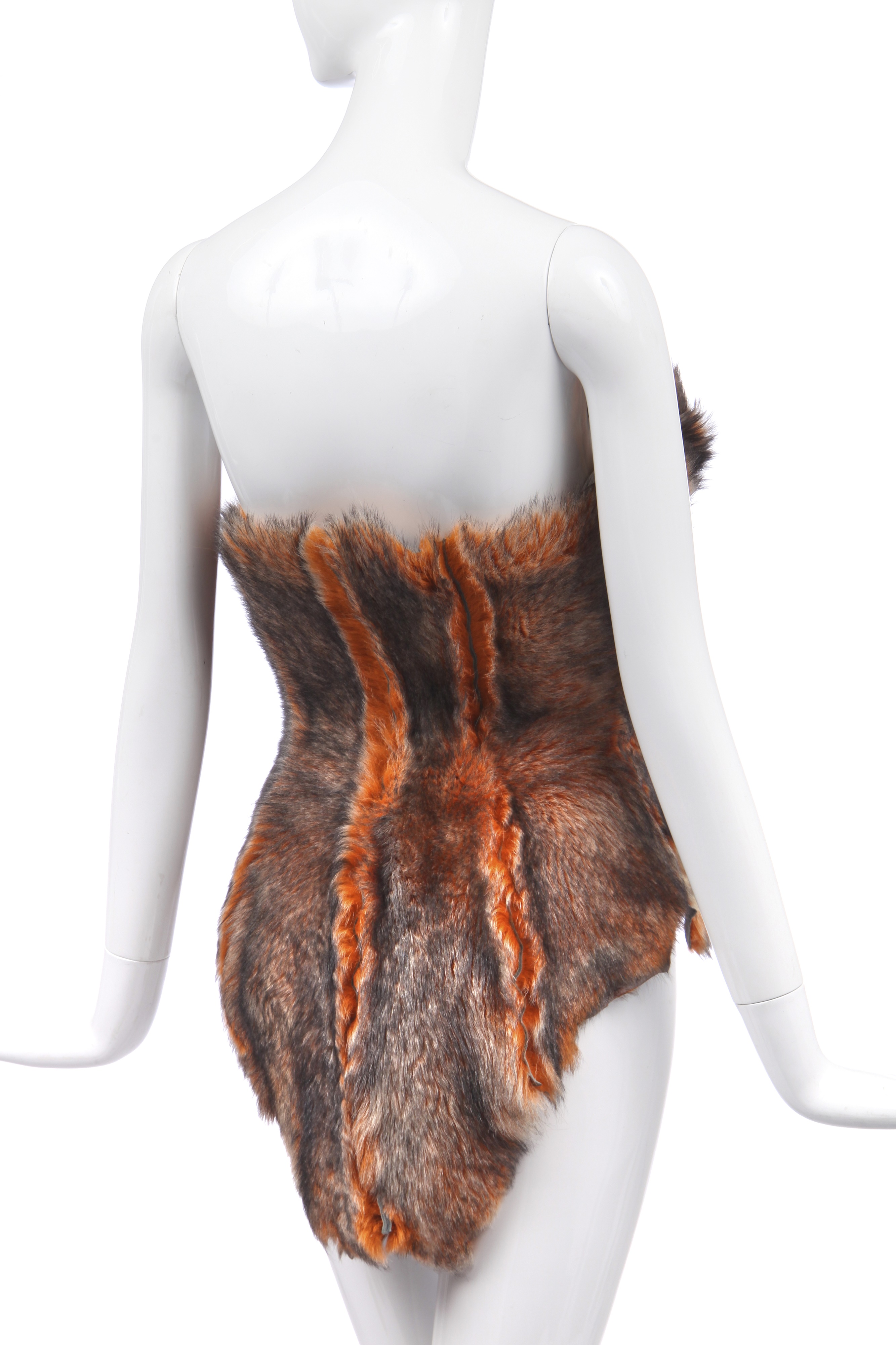 Lot 69 - A rare Vivienne Westwood faux-fur corset,