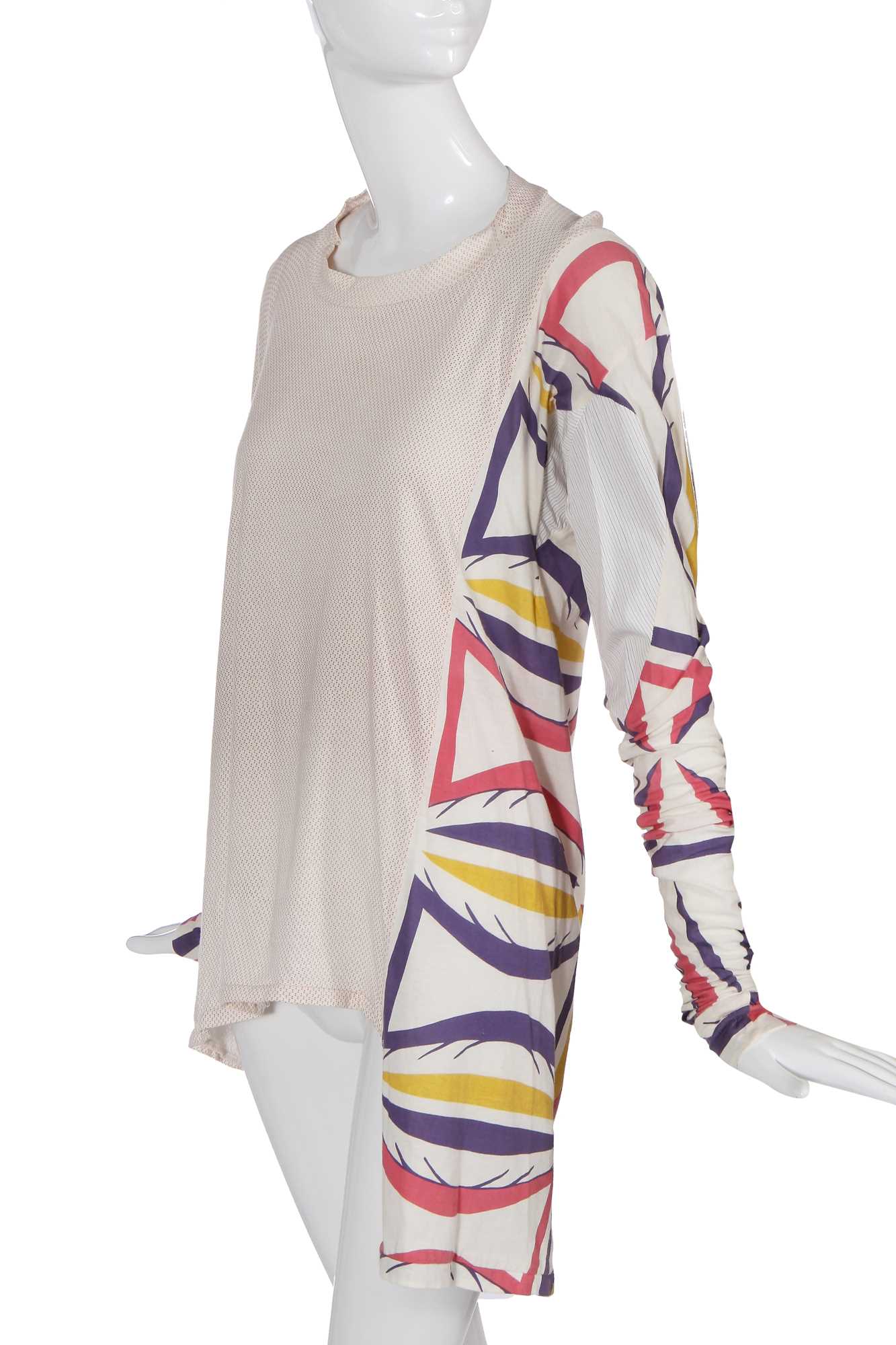 Lot 258 - A Westwood/McLaren printed jersey shirt,