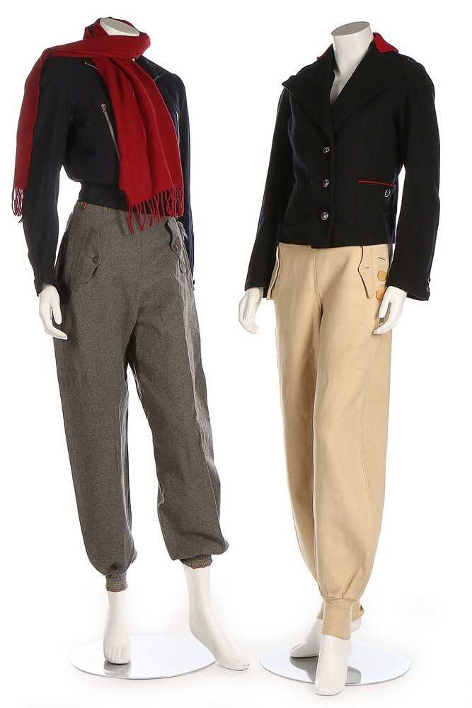 Lot 285 - A group of wool ski-wear, late 1930s,