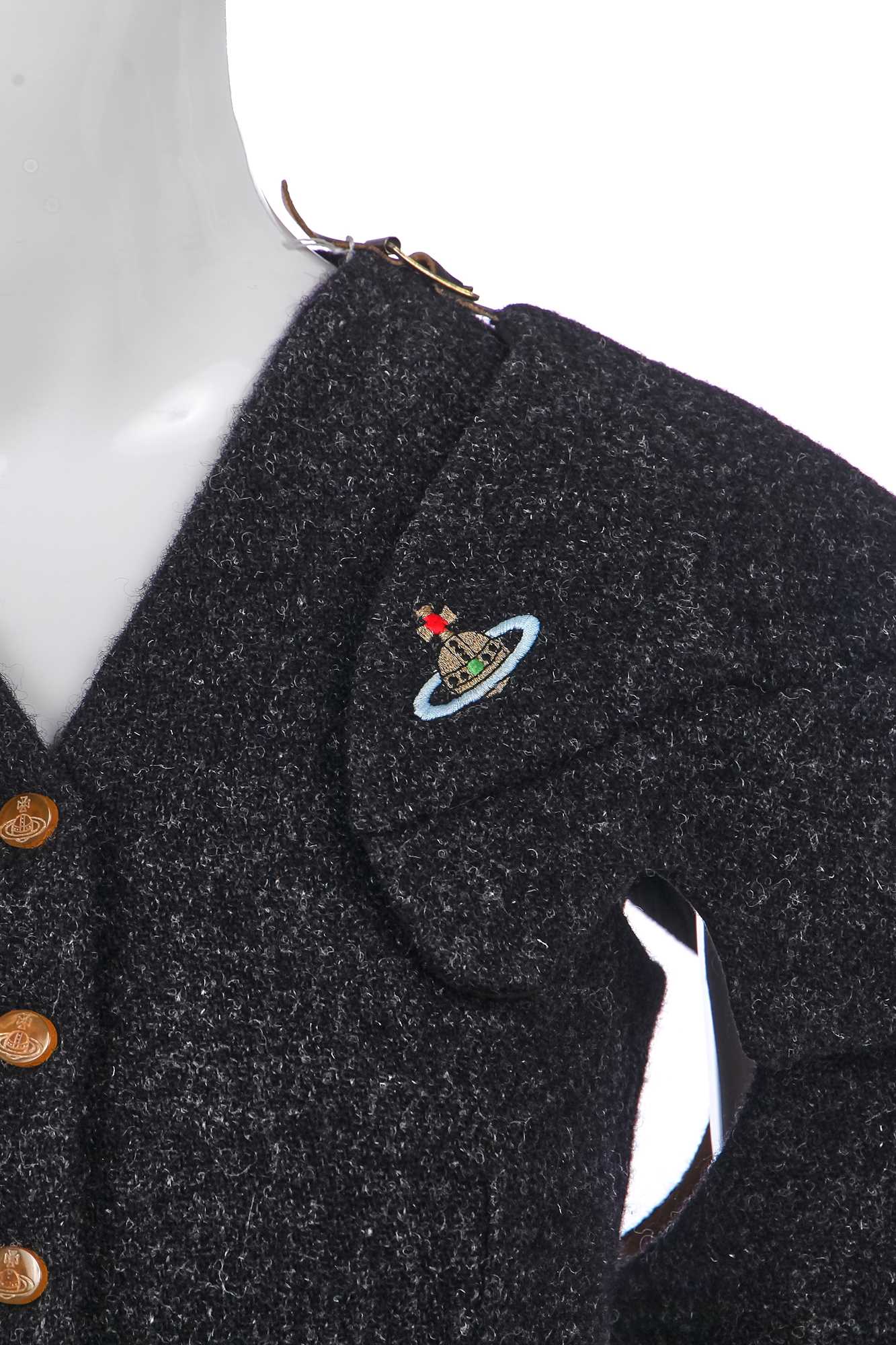 Lot 361 - A Vivienne Westwood grey wool armour