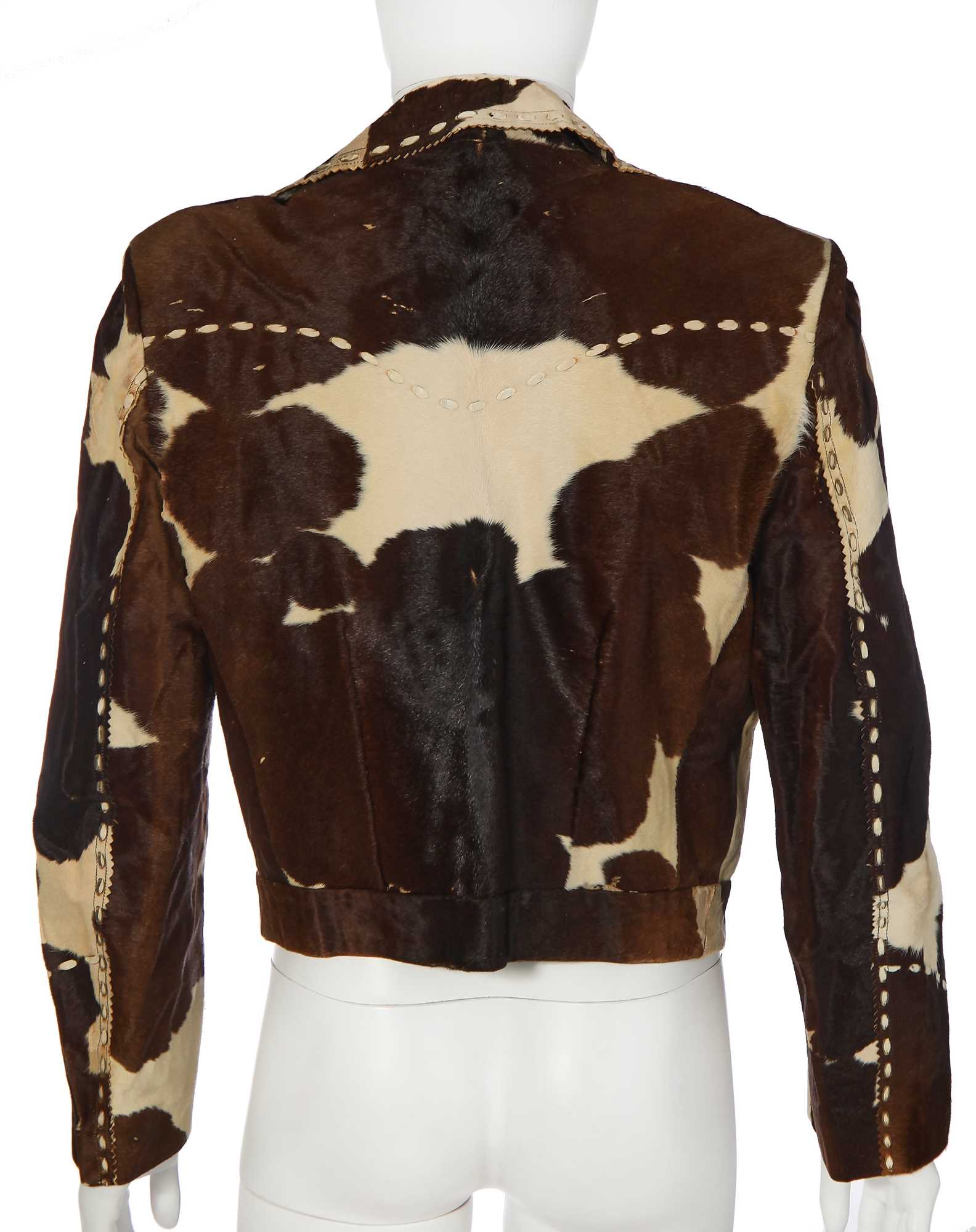 Lot 277 - A Nudie Cohn man's pony skin jacket,