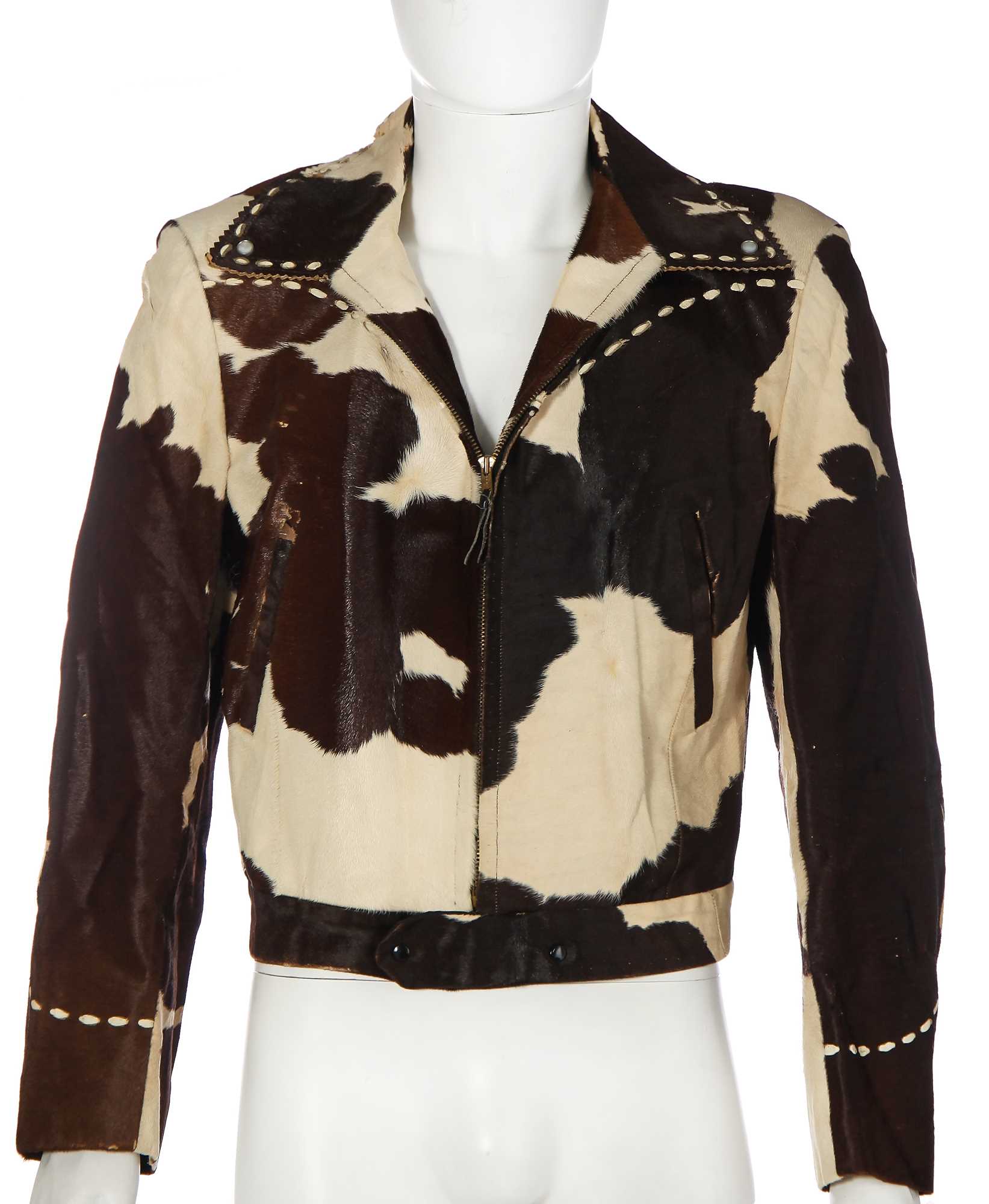 Lot 277 - A Nudie Cohn man's pony skin jacket,