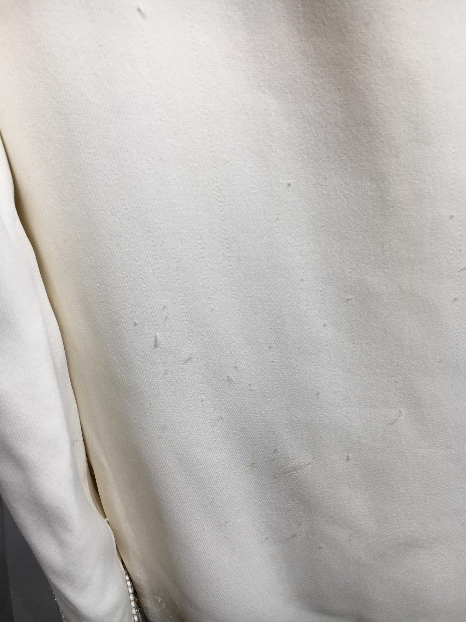 Lot 158 - A Christian Dior by Marc Bohan ivory crêpe