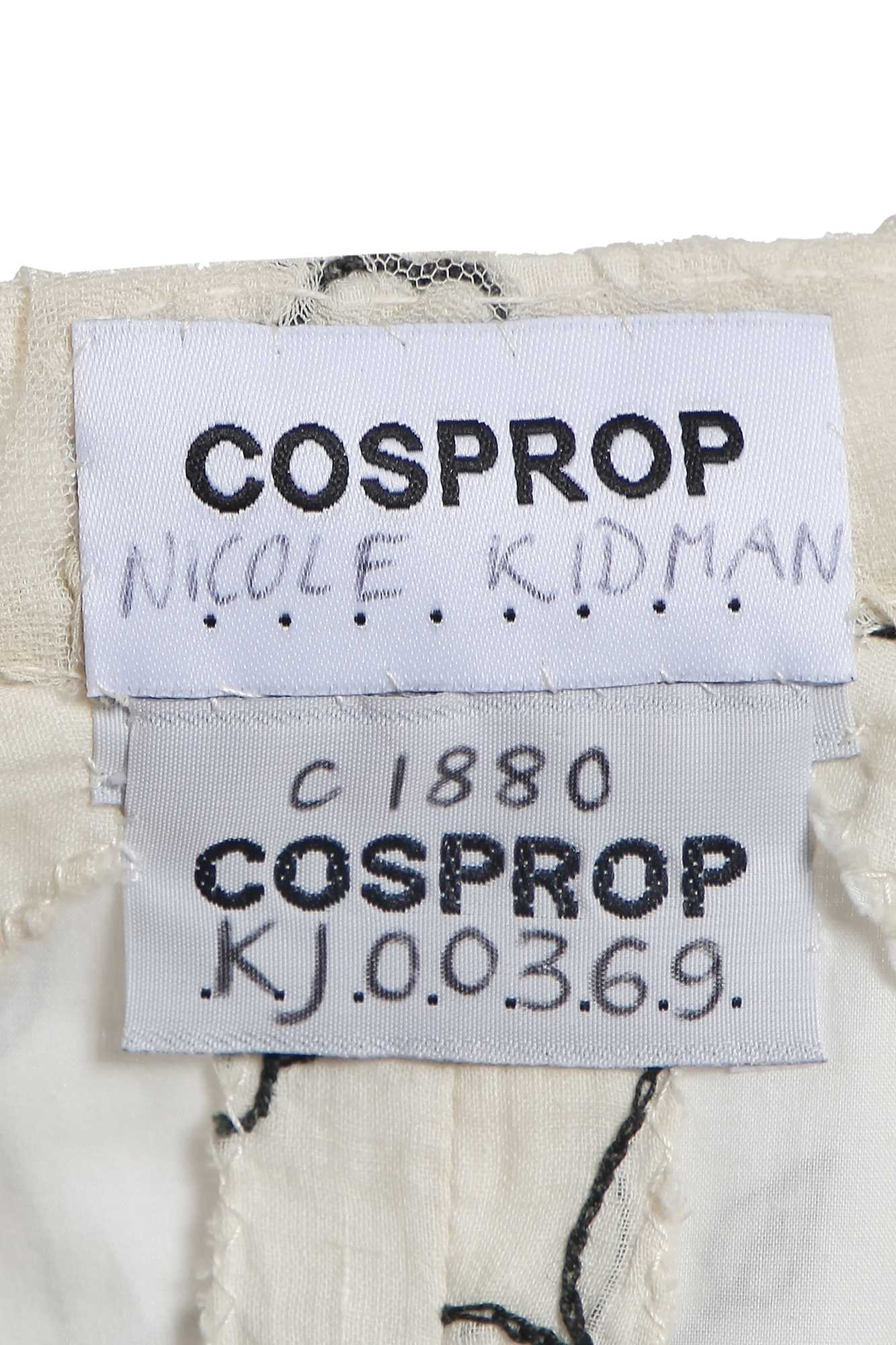 Lot 19 - Nicole Kidman's costume as Isabel Archer for