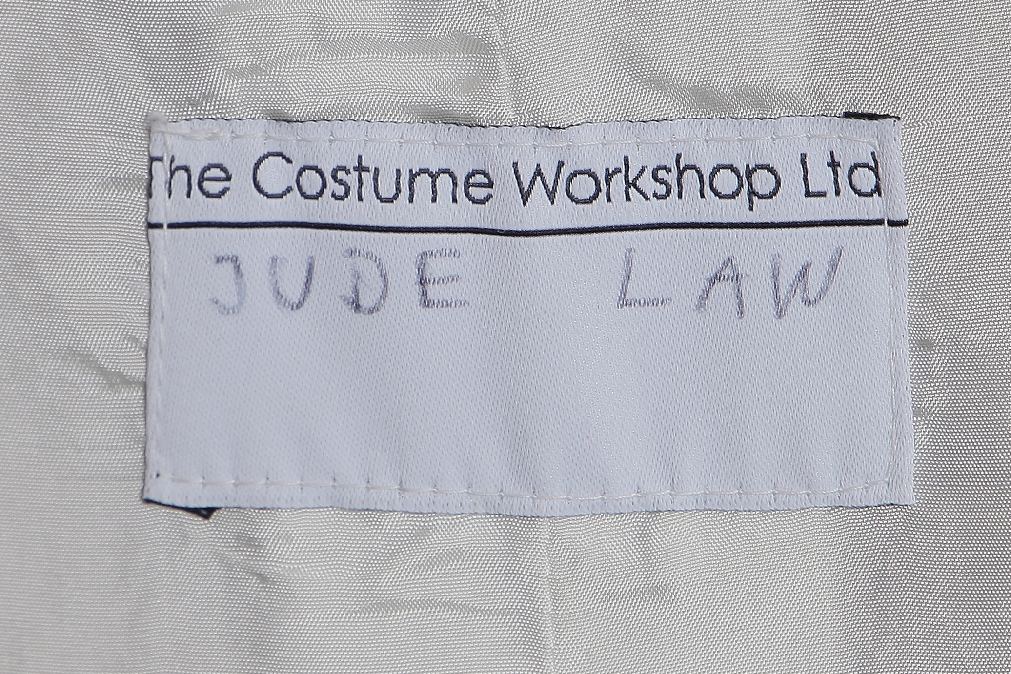 Lot 23 - Jude Law's costume as Dr. John Watson in the