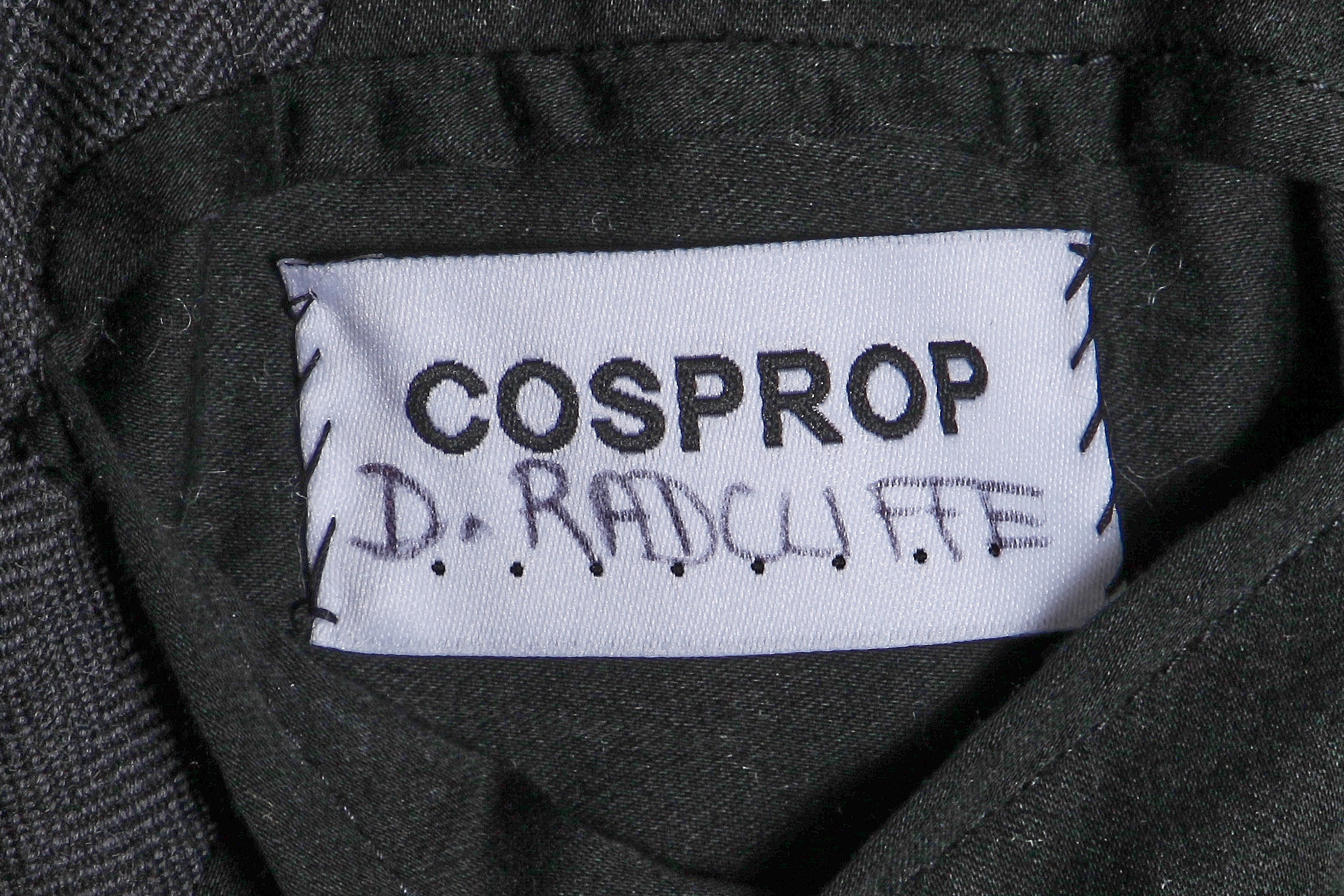 Lot 33 - Daniel Radcliffe's costume as Arthur Kipps in