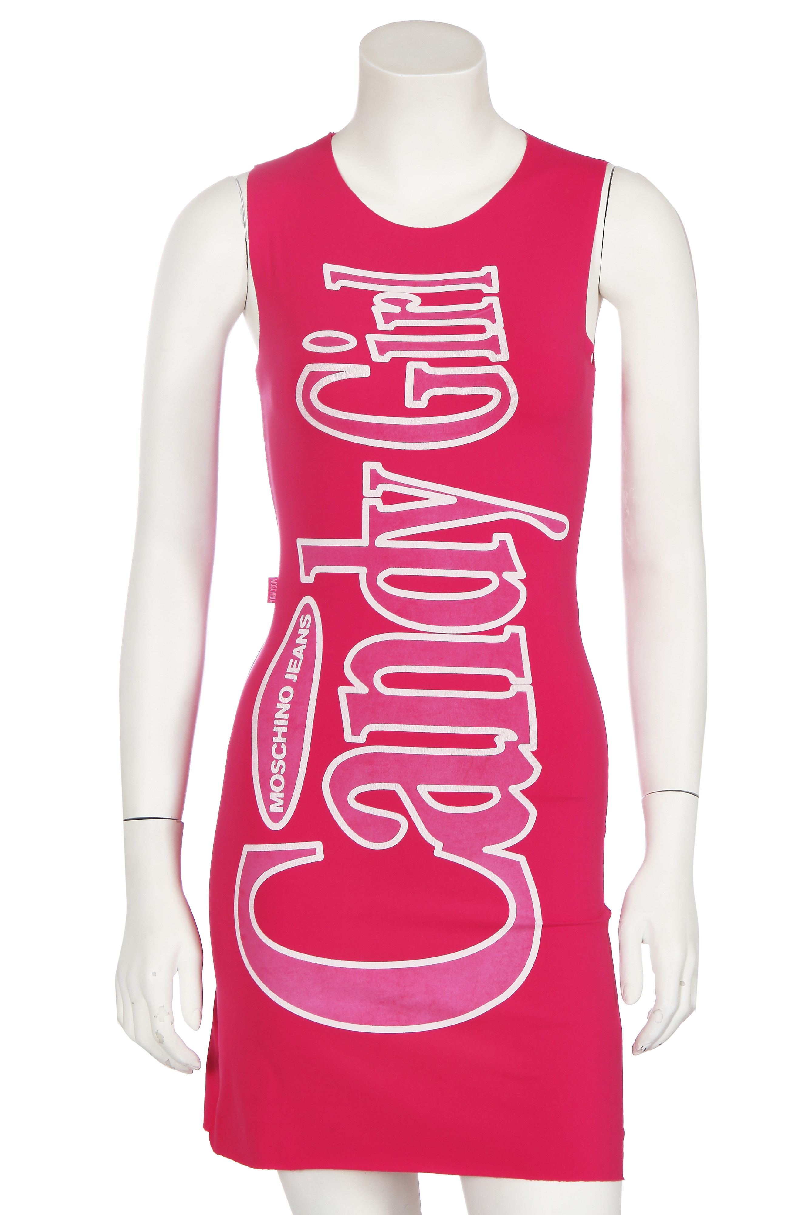 Lot 169 - A Moschino Barbie-pink 'Candy Girl' lycra