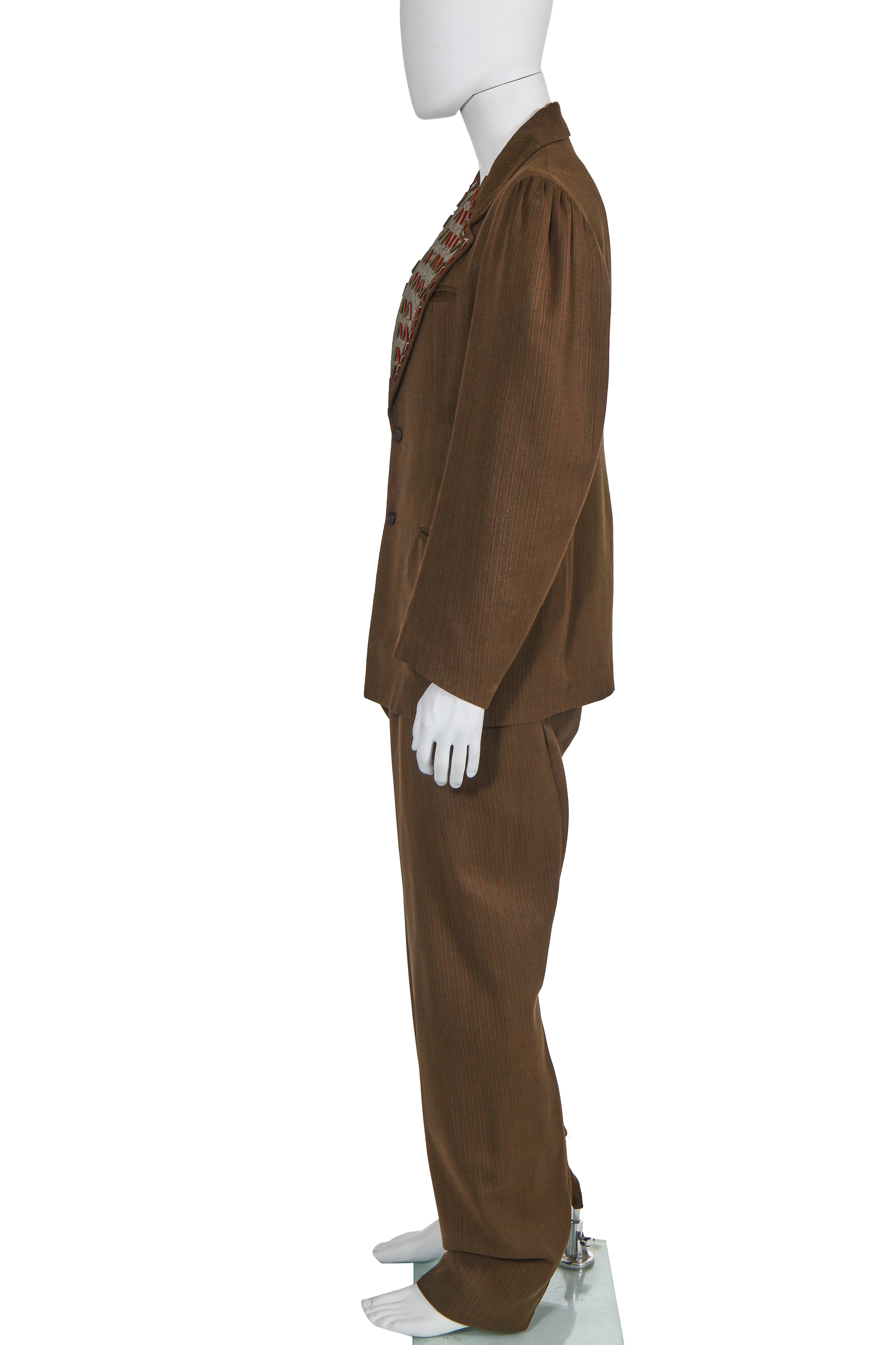 Lot 241 - Nick Egan's Westwood/McLaren bespoke suit,