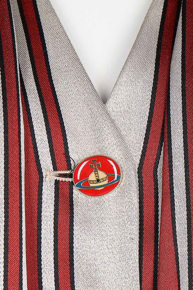 Lot 32 - A Vivienne Westwood caraco inspired striped