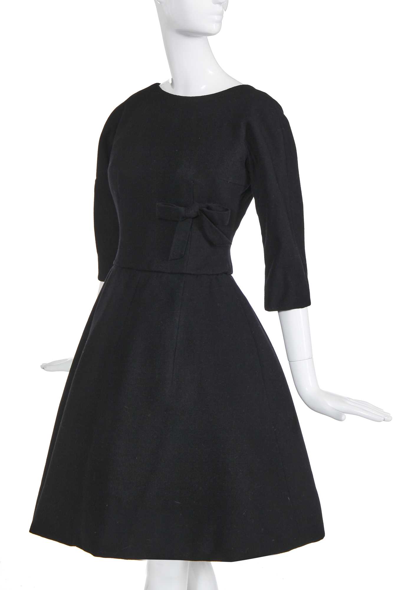 Lot 113 - A Christian Dior couture day-dinner dress,