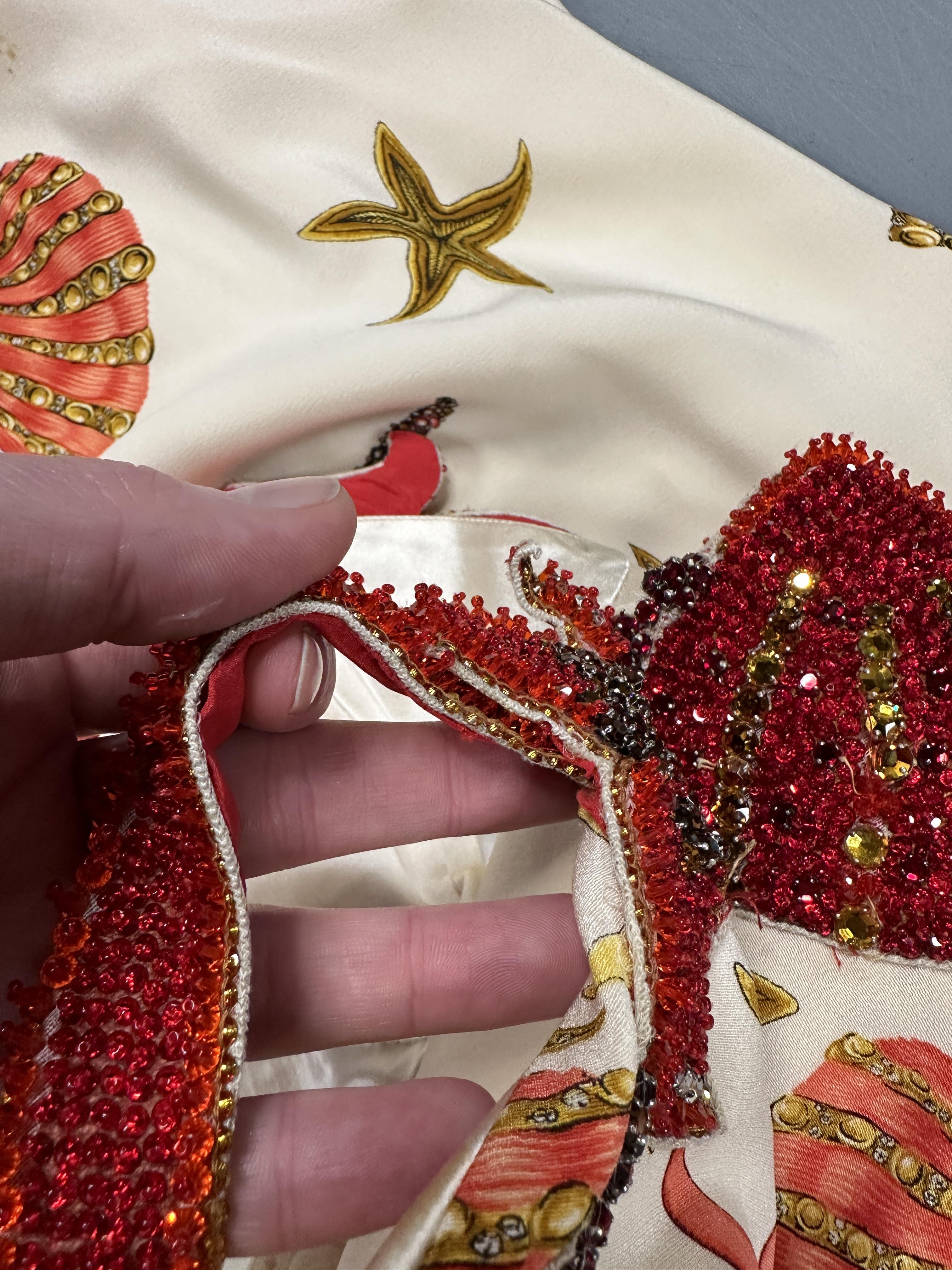 Lot 312 - A rare Gianni Versace printed silk and