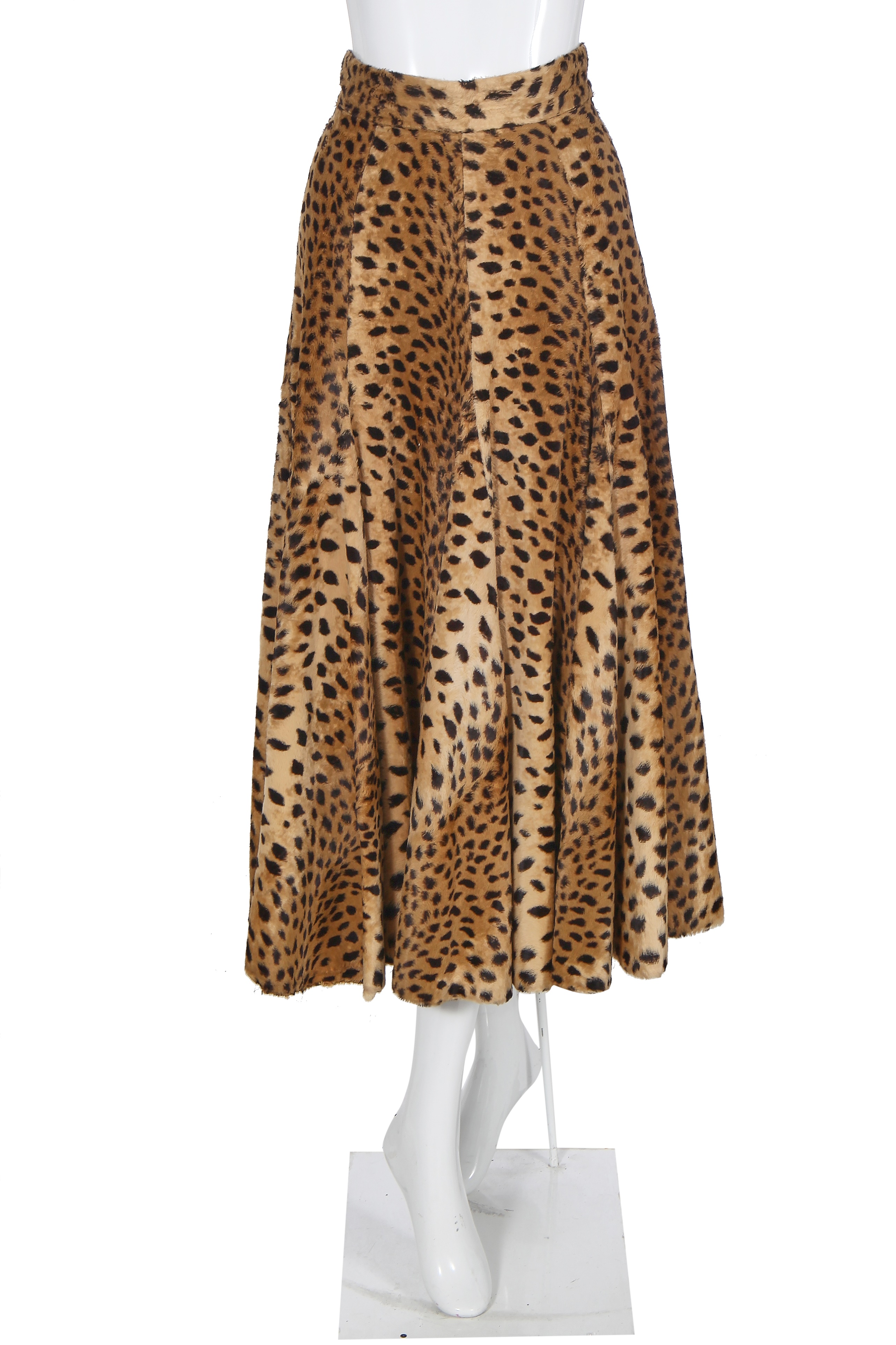 Lot 405 - A Biba faux-leopard ensemble, circa 1973