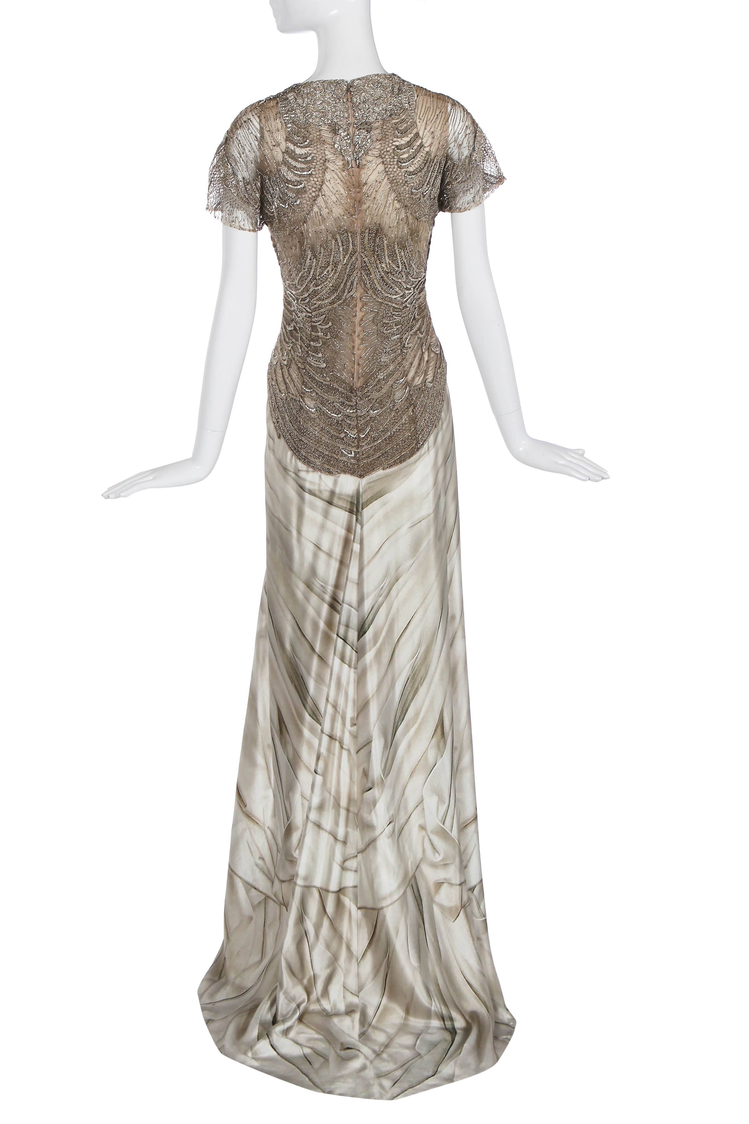 Lot 129 - An Alexander McQueen 'Angel Drape' dress,