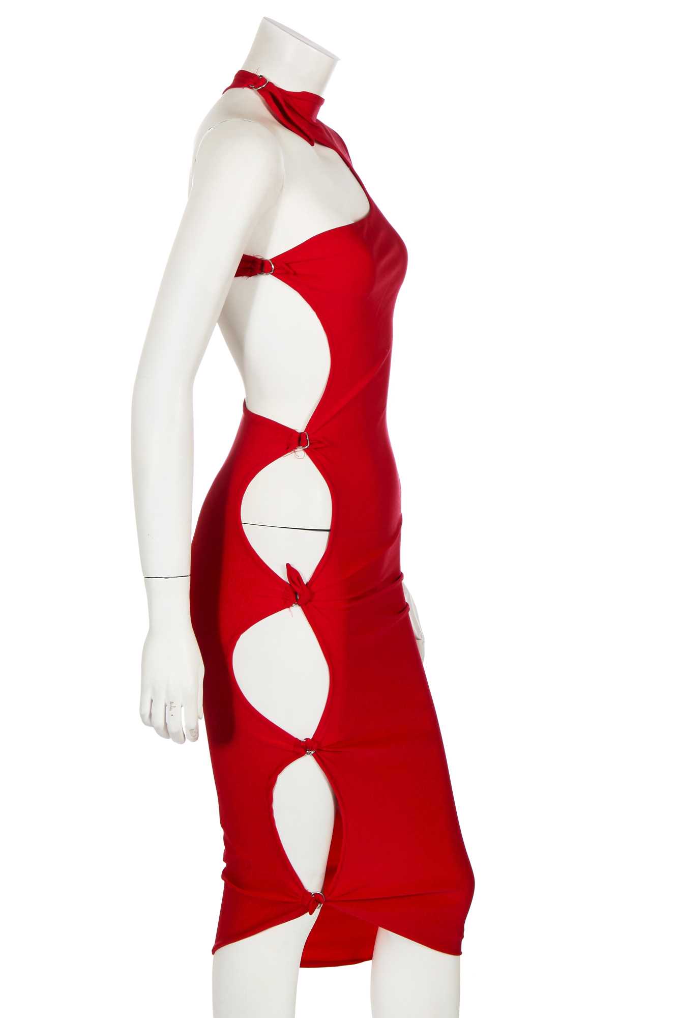 Lot 354 - A Swanky Modes red lycra and nylon