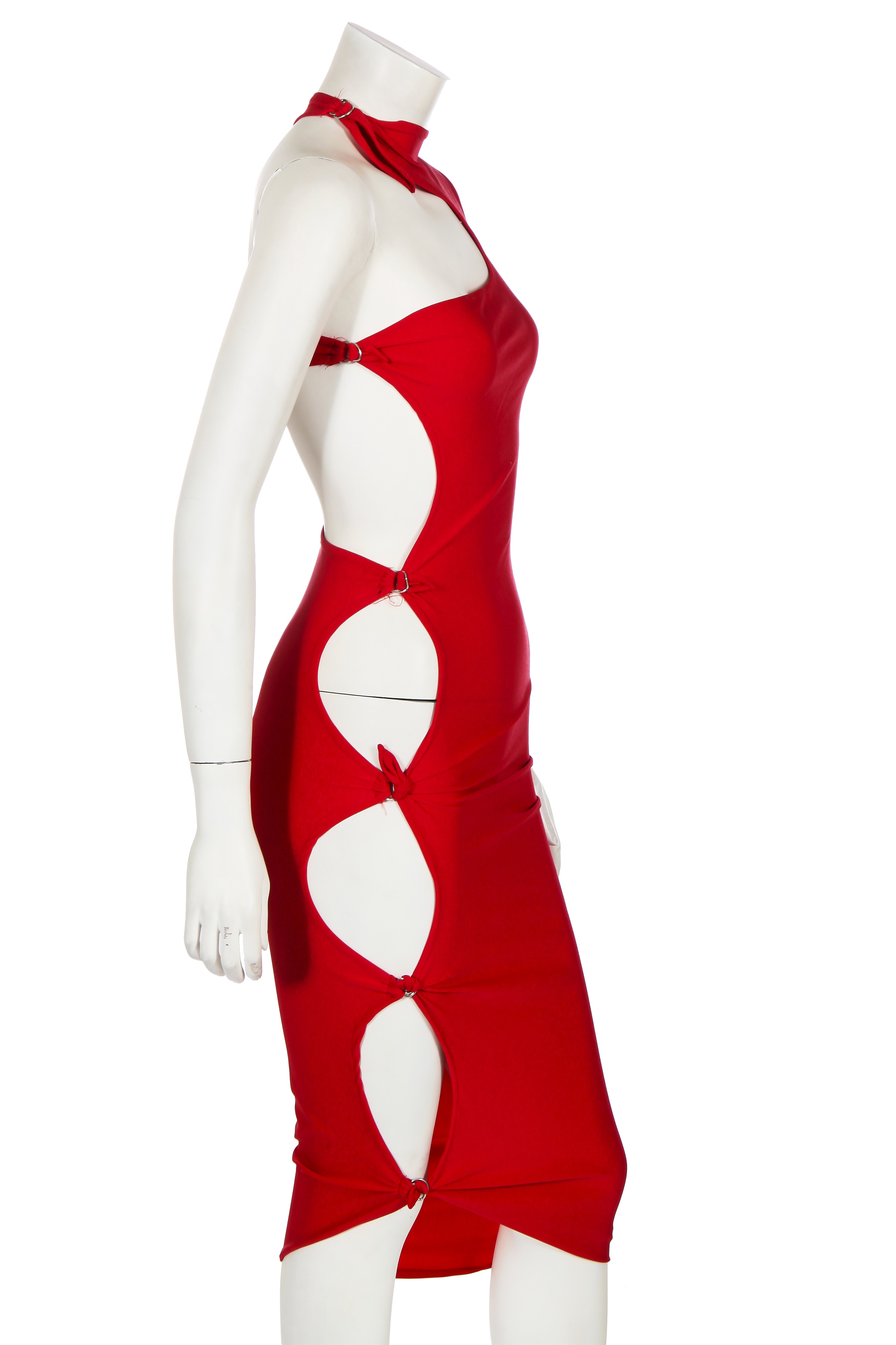 Lot 354 - A Swanky Modes red lycra and nylon