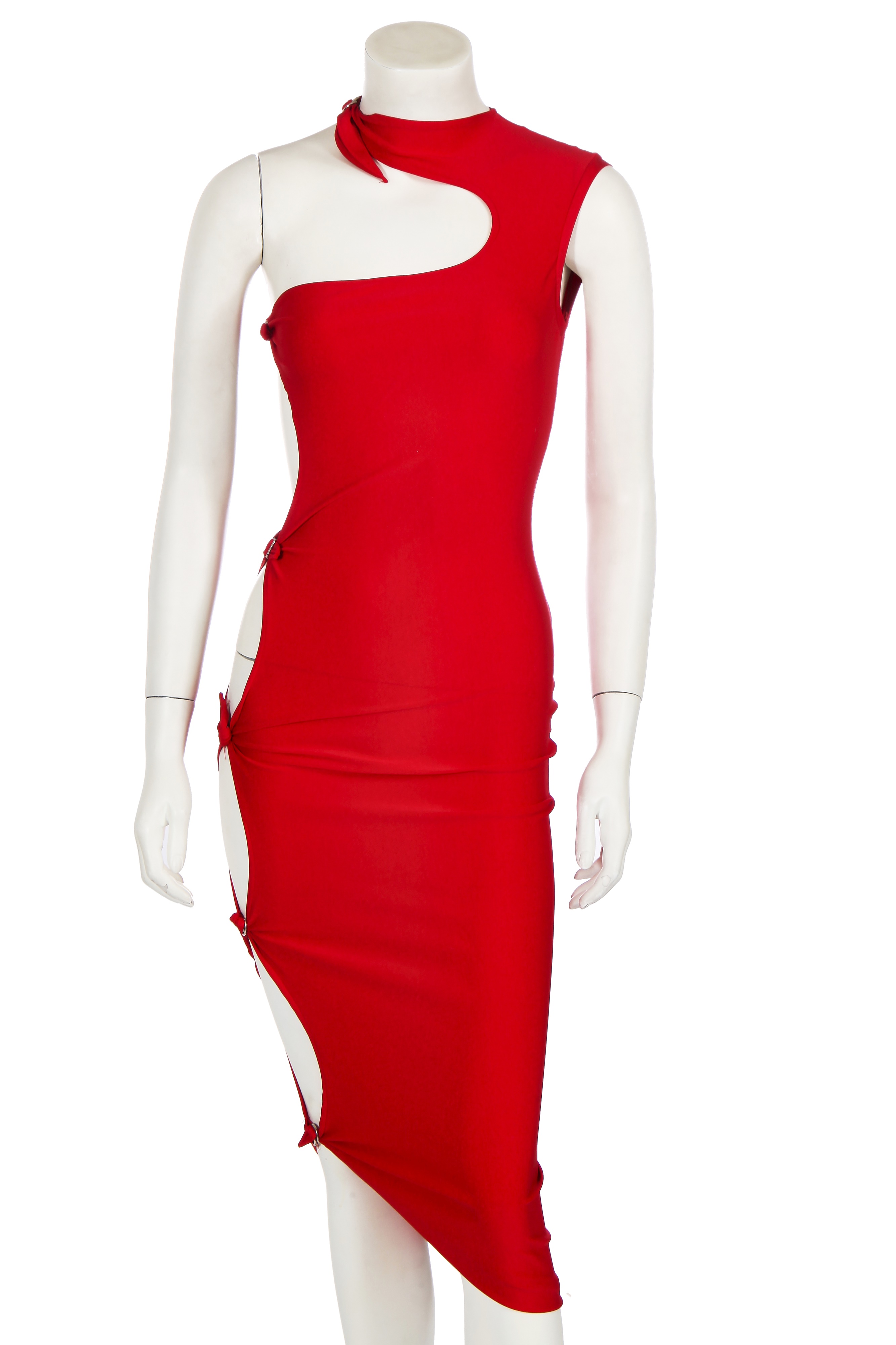 Lot 354 - A Swanky Modes red lycra and nylon