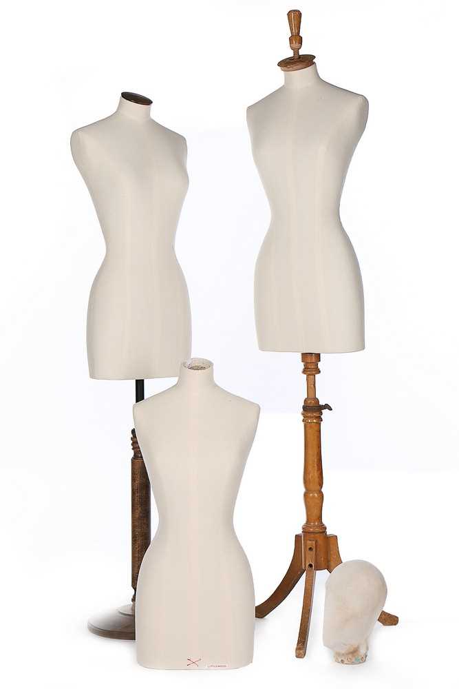 Lot 391 - Two Stockman style mannequins, modern,