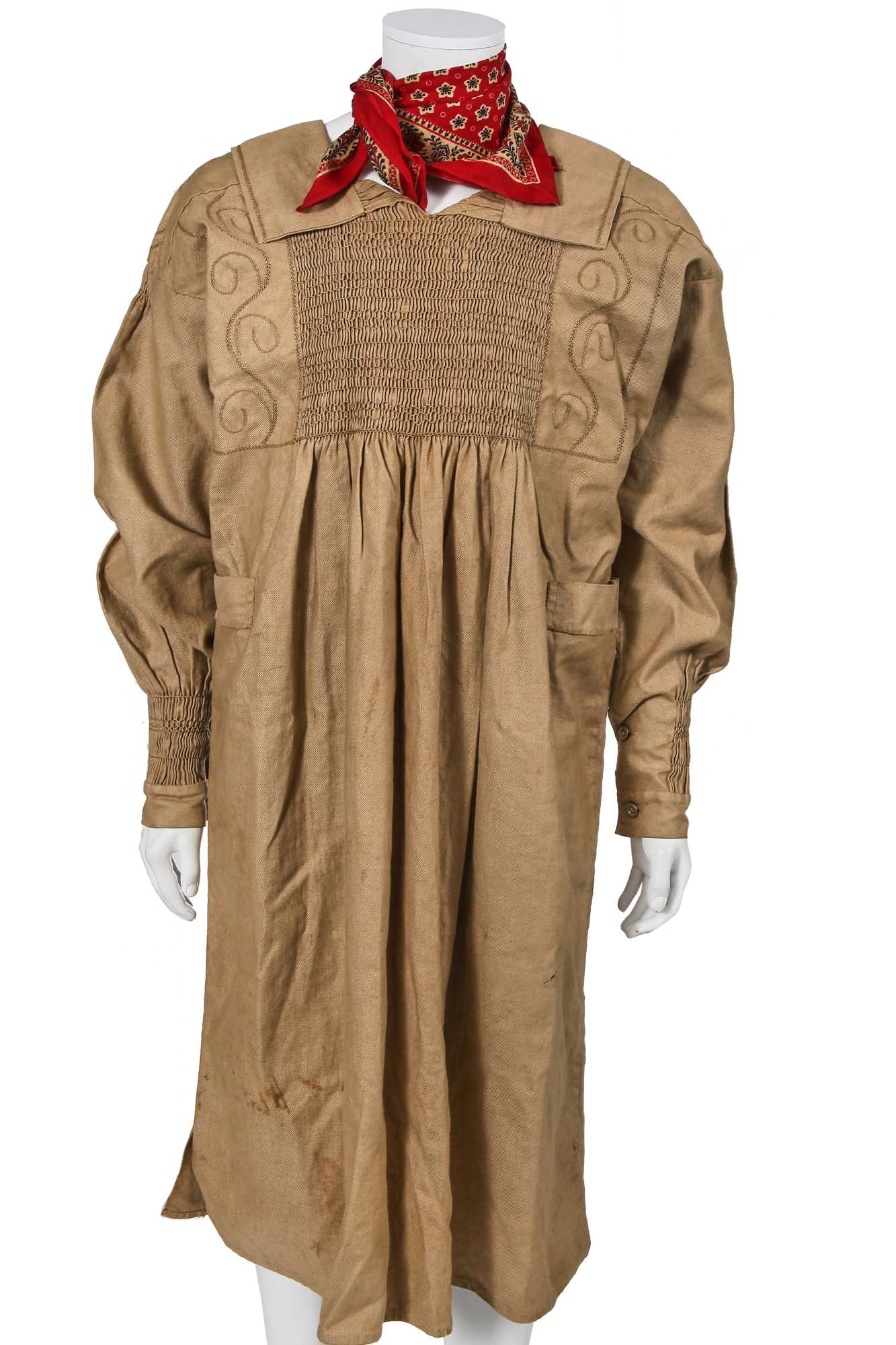 Lot 645 - A farmer's smock, circa 1910