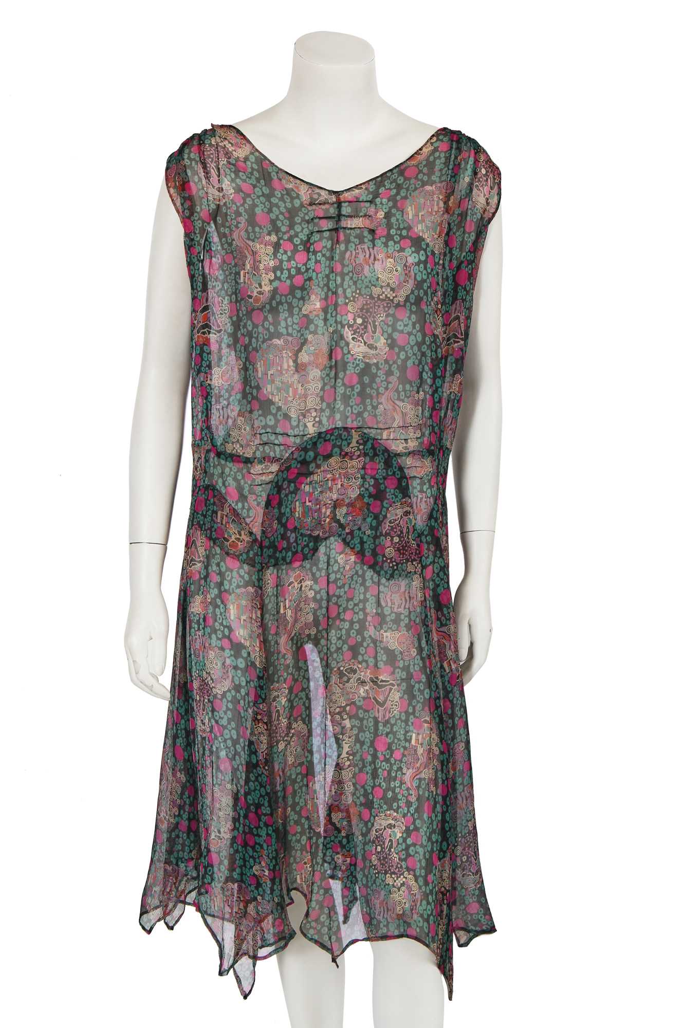 Lot 626 - A rare Joseph Urban printed silk chiffon