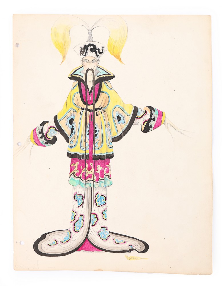 Lot 187 - Six Gilbert Adrian costume designs, probably