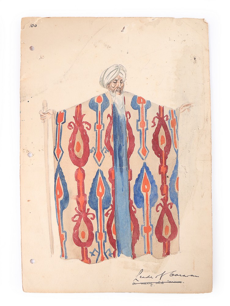 Lot 187 - Six Gilbert Adrian costume designs, probably