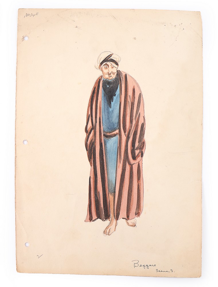 Lot 187 - Six Gilbert Adrian costume designs, probably