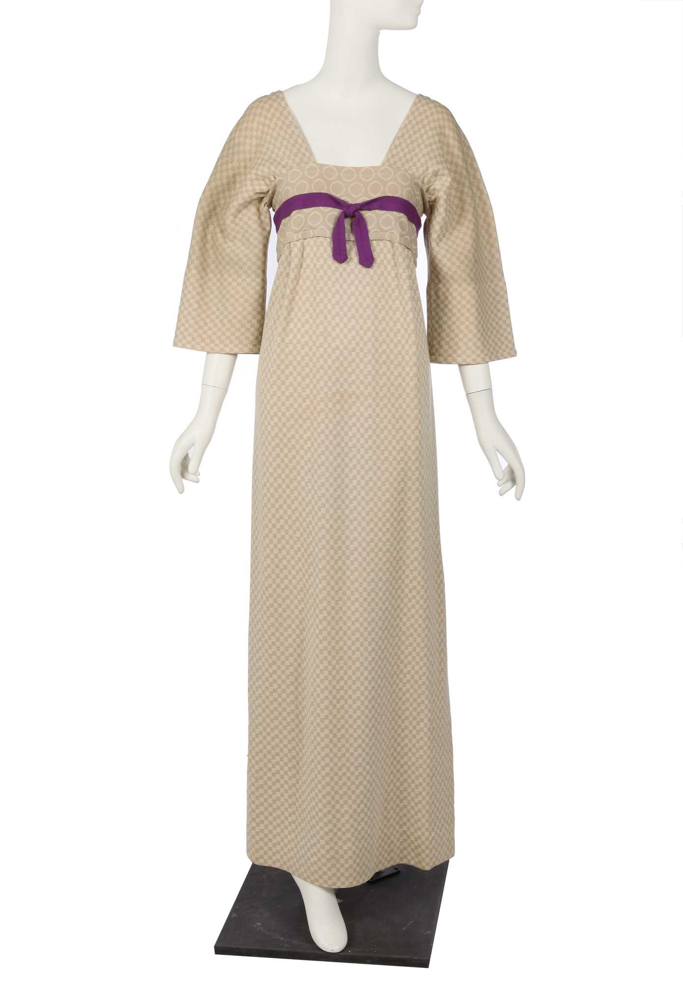 Lot 10 - Peggy Moffit's Rudi Gernreich 'Kabuki' maxi