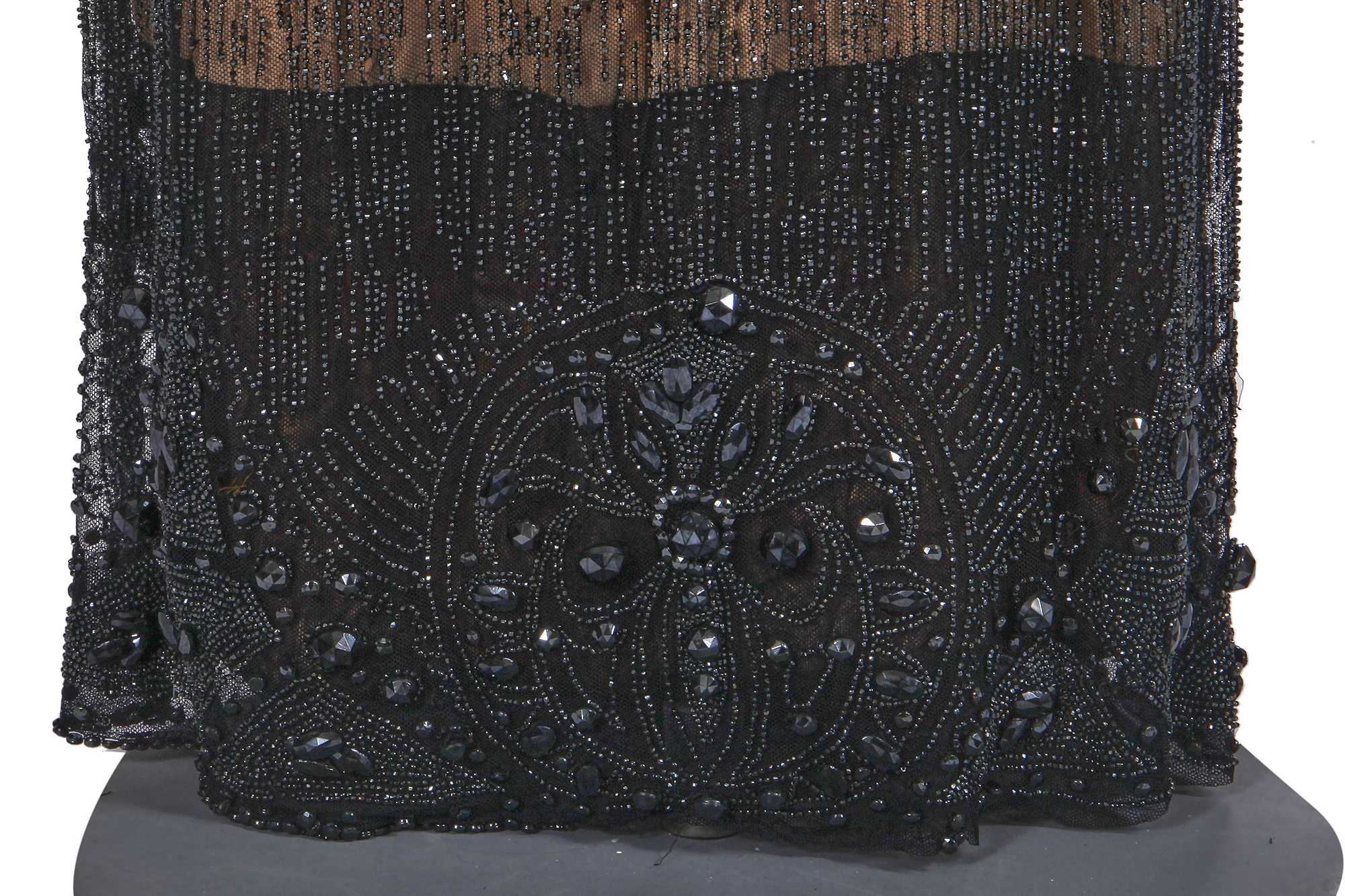 Lot 468 - A fine Paul Poiret beaded evening dress,