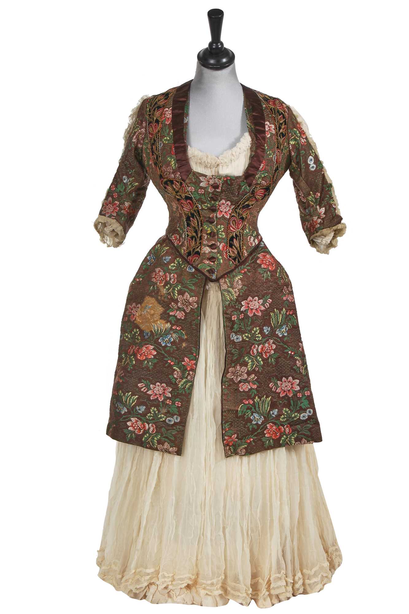 Lot 494 - A Maison Rouff 18th century inspired evening