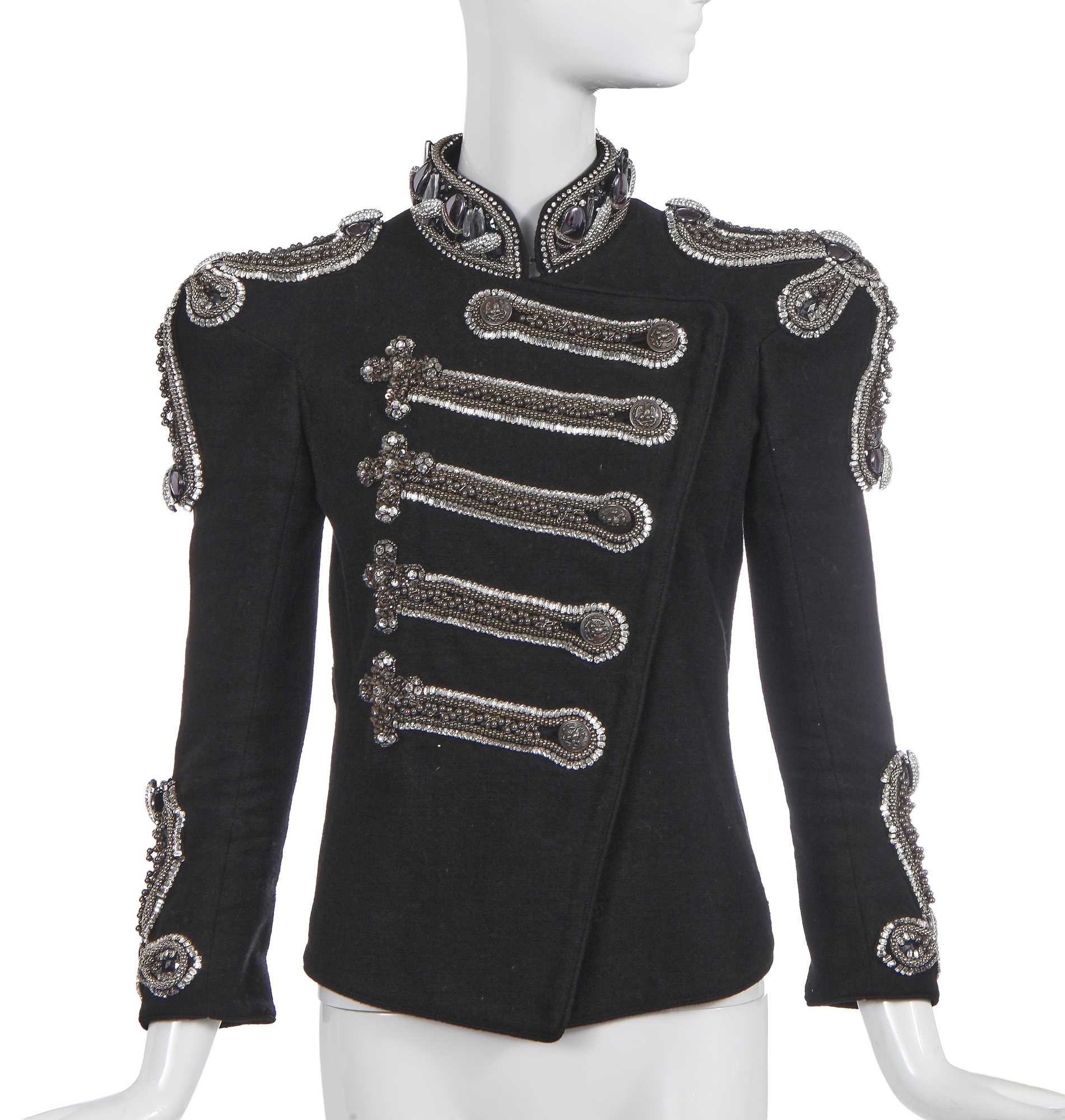 Lot 180 - A Balmain by Christophe Decarnin embellished