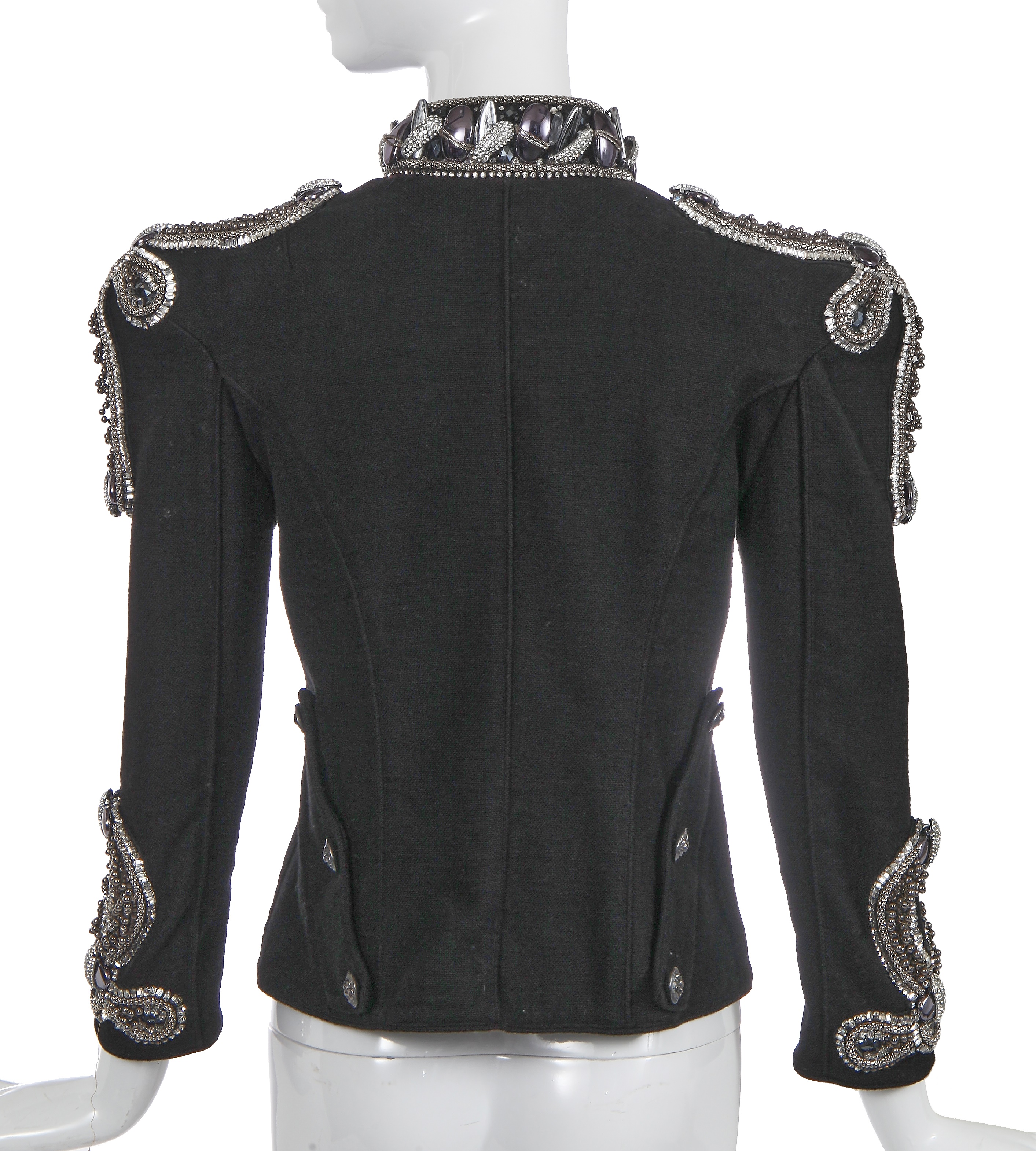 Lot 180 - A Balmain by Christophe Decarnin embellished
