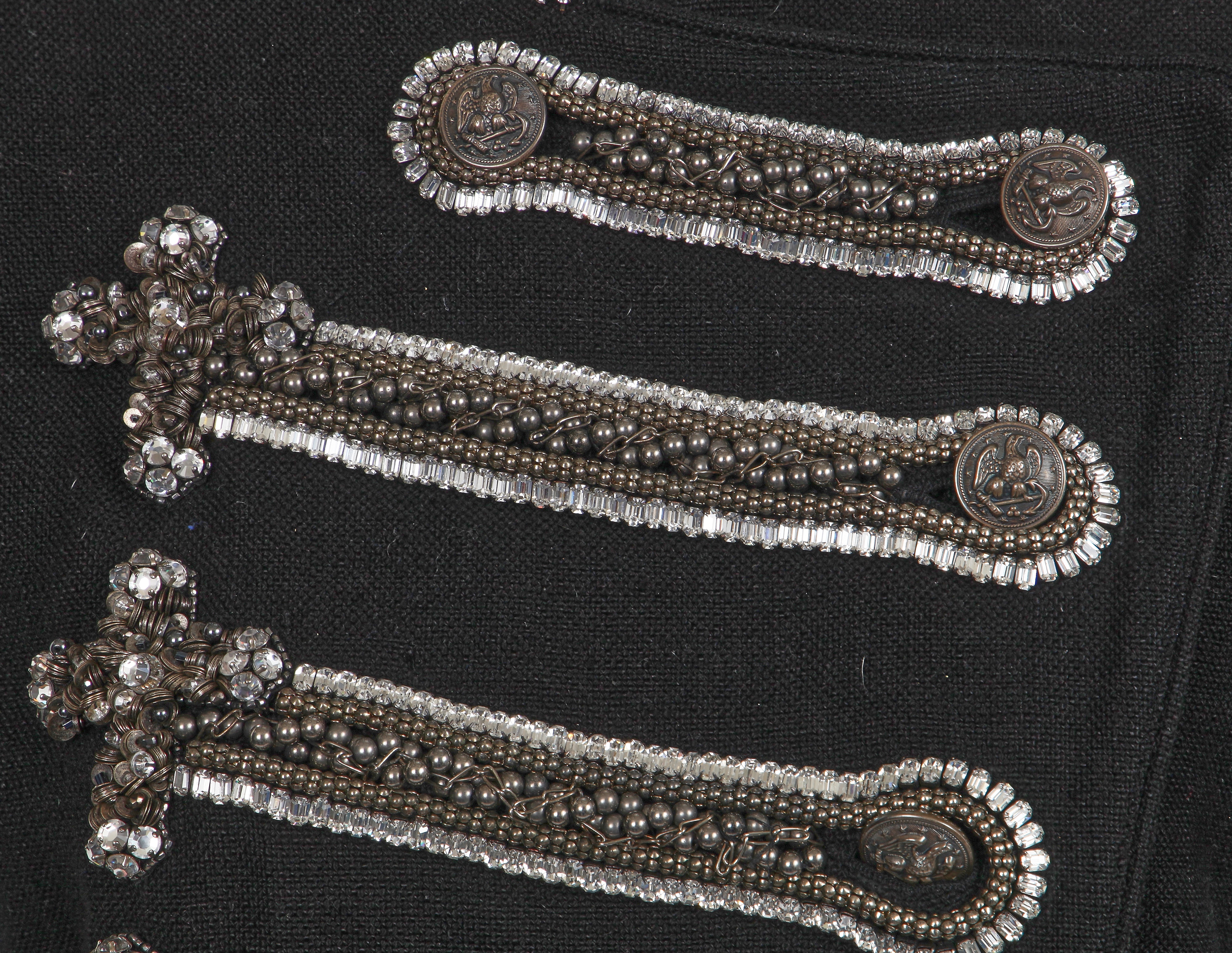 Lot 180 - A Balmain by Christophe Decarnin embellished