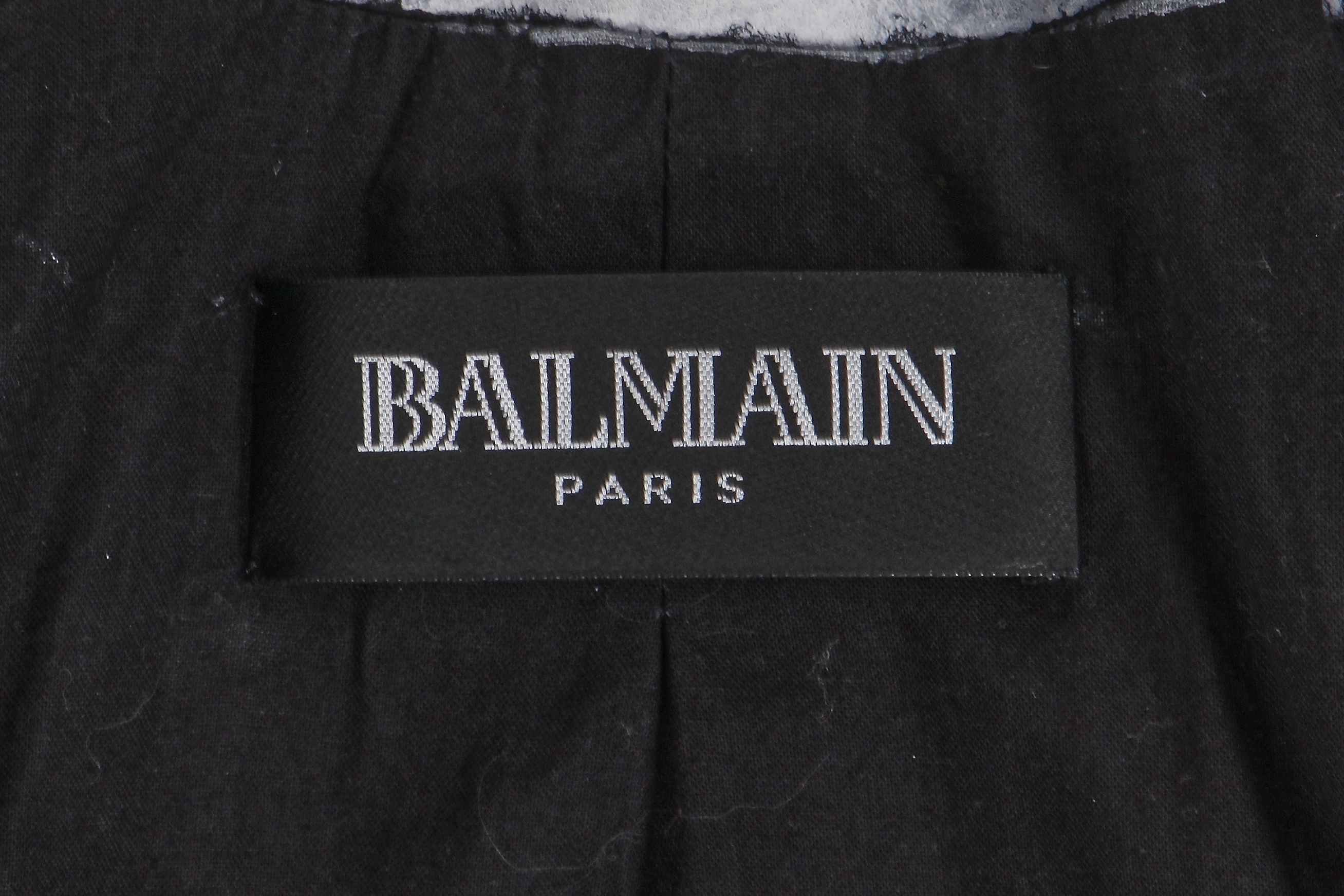 Lot 106 - A Balmain by Christophe Decarnin black