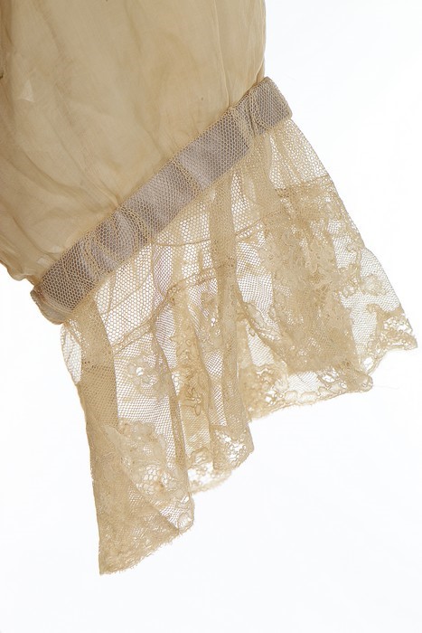 Lot 144 - An embroidered muslin dress, circa 1914-18,