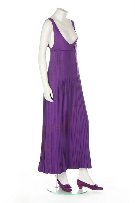 Lot 47 - A Paul Poiret for Denise Poiret purple