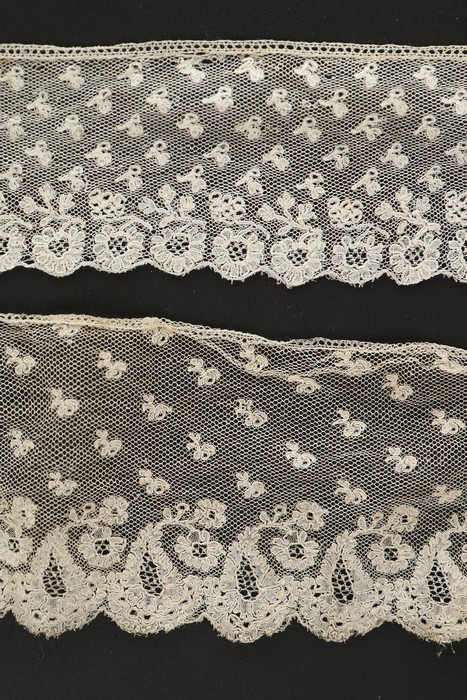 Lot 328 - A group of mainly 18th century lace,