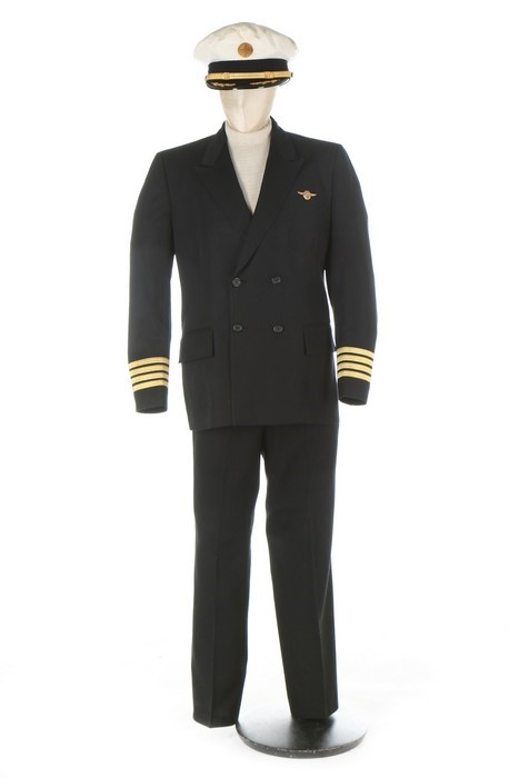 Lot 93 - A Pan Am captain's uniform, 1974, comprising