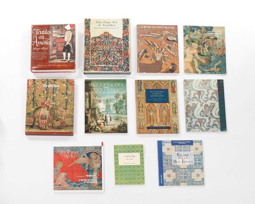 Lot 173 - Textiles and embroidery books and catalogues,