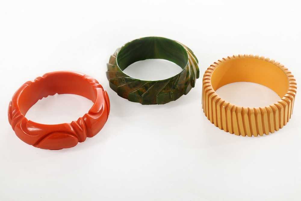Lot 199 - A group of bangles, 1930s and later, approx