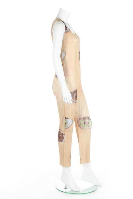 Lot 209 - An Issey Miyake pleated polyester body suit