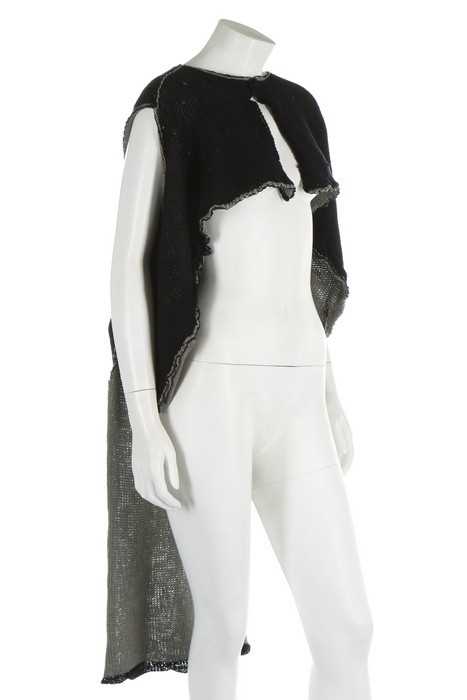 Lot 309 - Two Yohji Yamamoto knitted tops, both