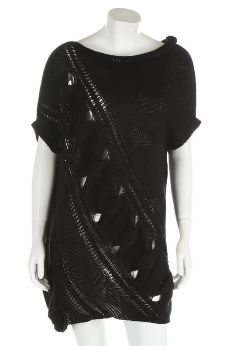 Lot 309 - Two Yohji Yamamoto knitted tops, both