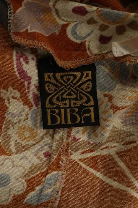 Lot 150 - A Biba floral print cotton wrap-dress, late