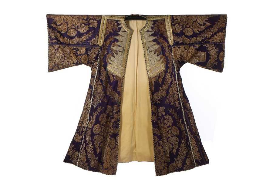 Lot 424 - A fine brocaded robe, Moroccan, early 20th