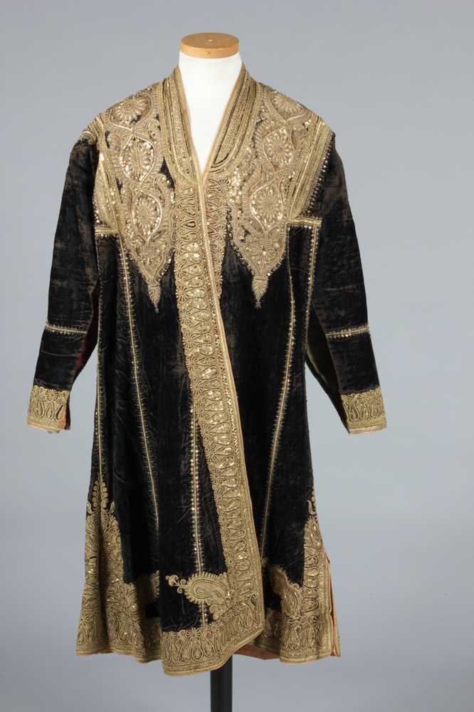 Lot 381 - An embroidered nobleman's robe, Indian,